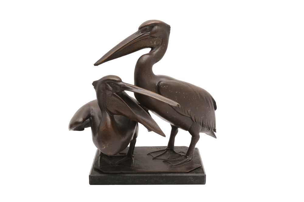 Lot 187 - HELMUT DILLER (German, 1911-1984): PELICANS