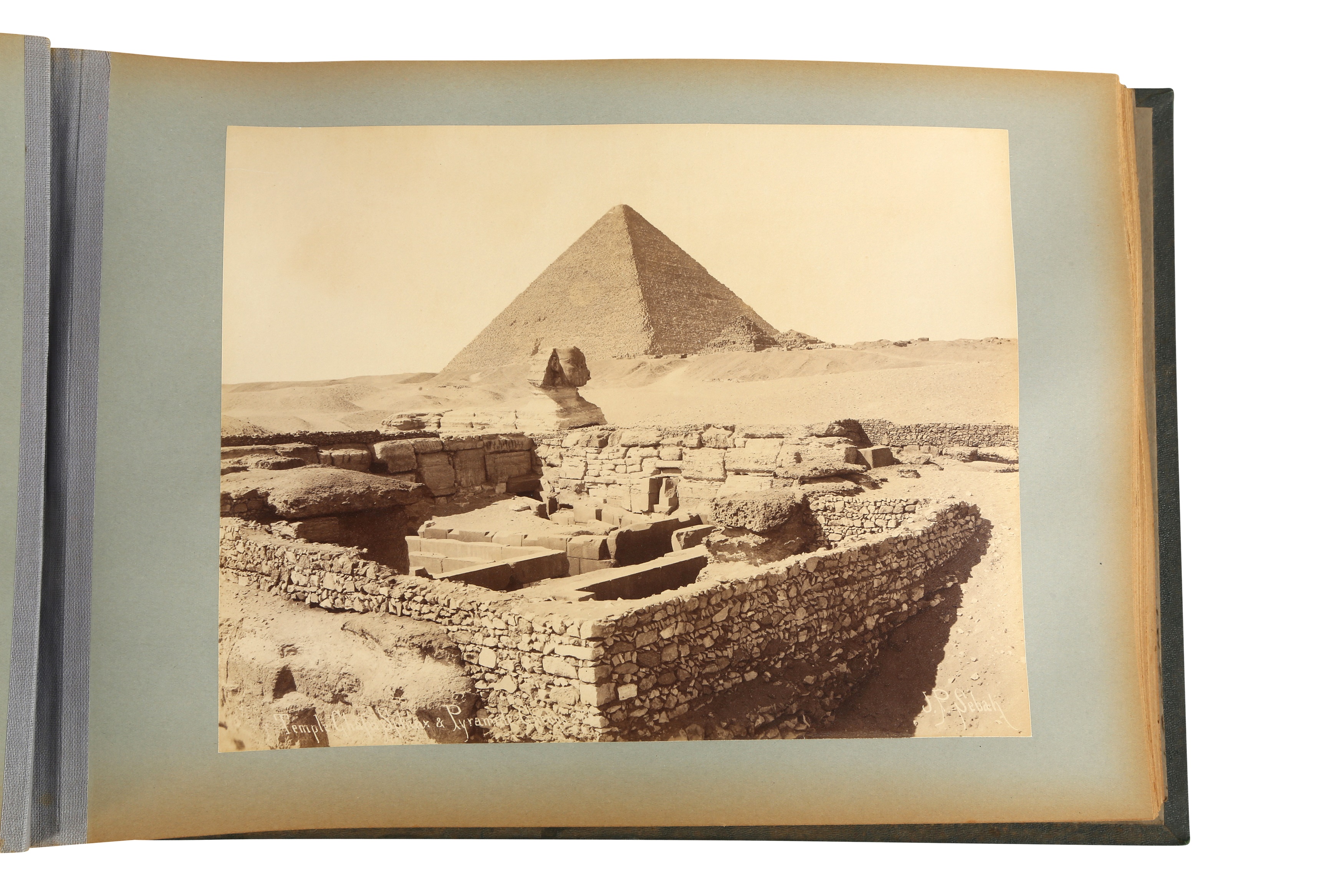 Lot 442 - AN ALBUM OF VIEWS AND PORTRAITS WITH