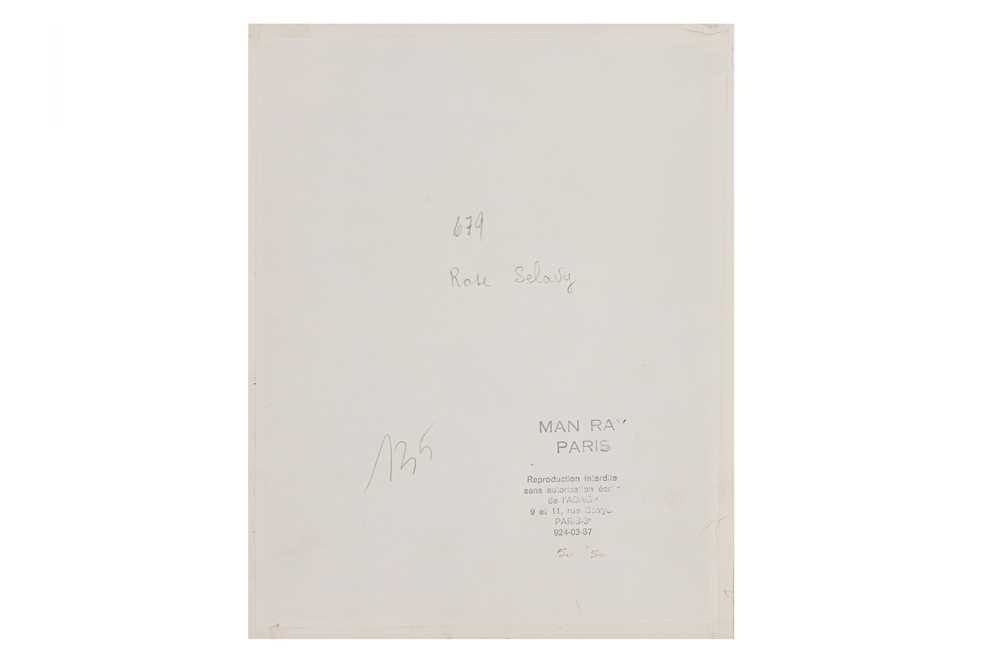 Lot 192 - Man Ray (1890-1976)