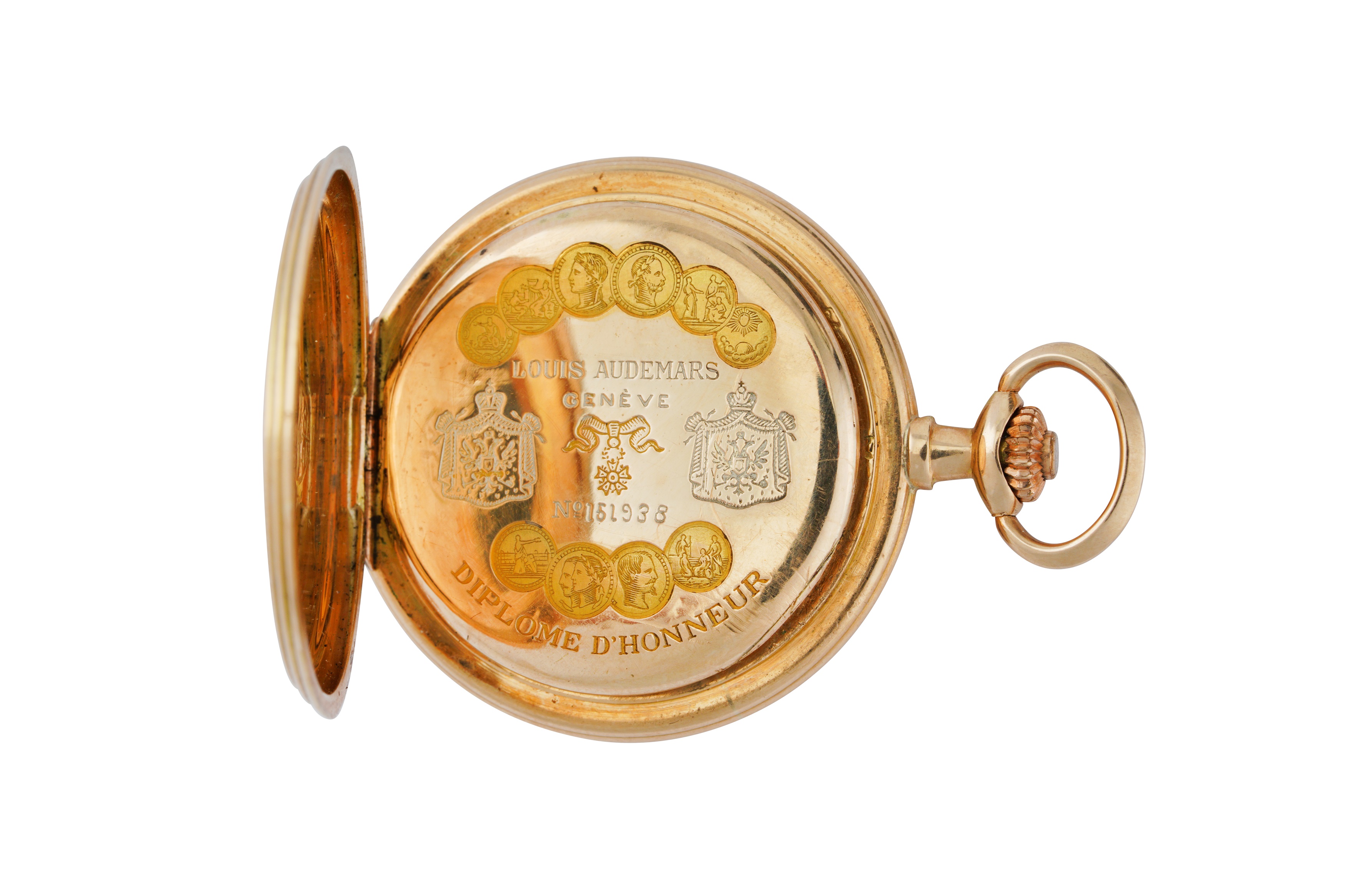 Lot 362 - LOUIS AUDEMARS POCKET WATCH.