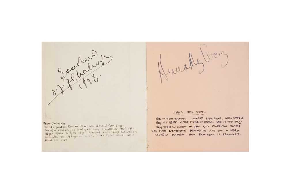 Lot 28 - Autograph Albums.- Actors, Musicians