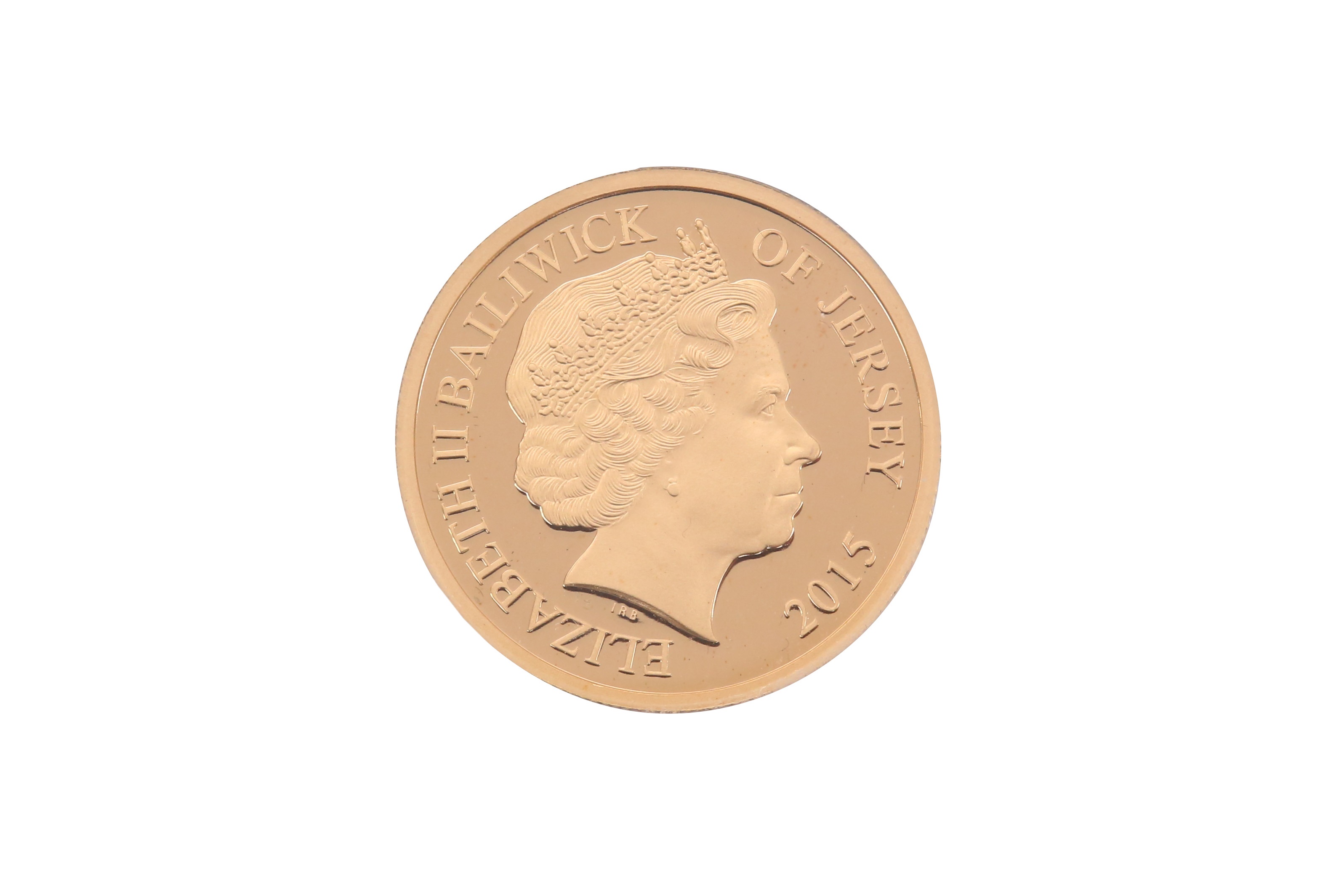 Lot 94 - A 2015 GOLD £1 COIN AND 2019 QUARTER