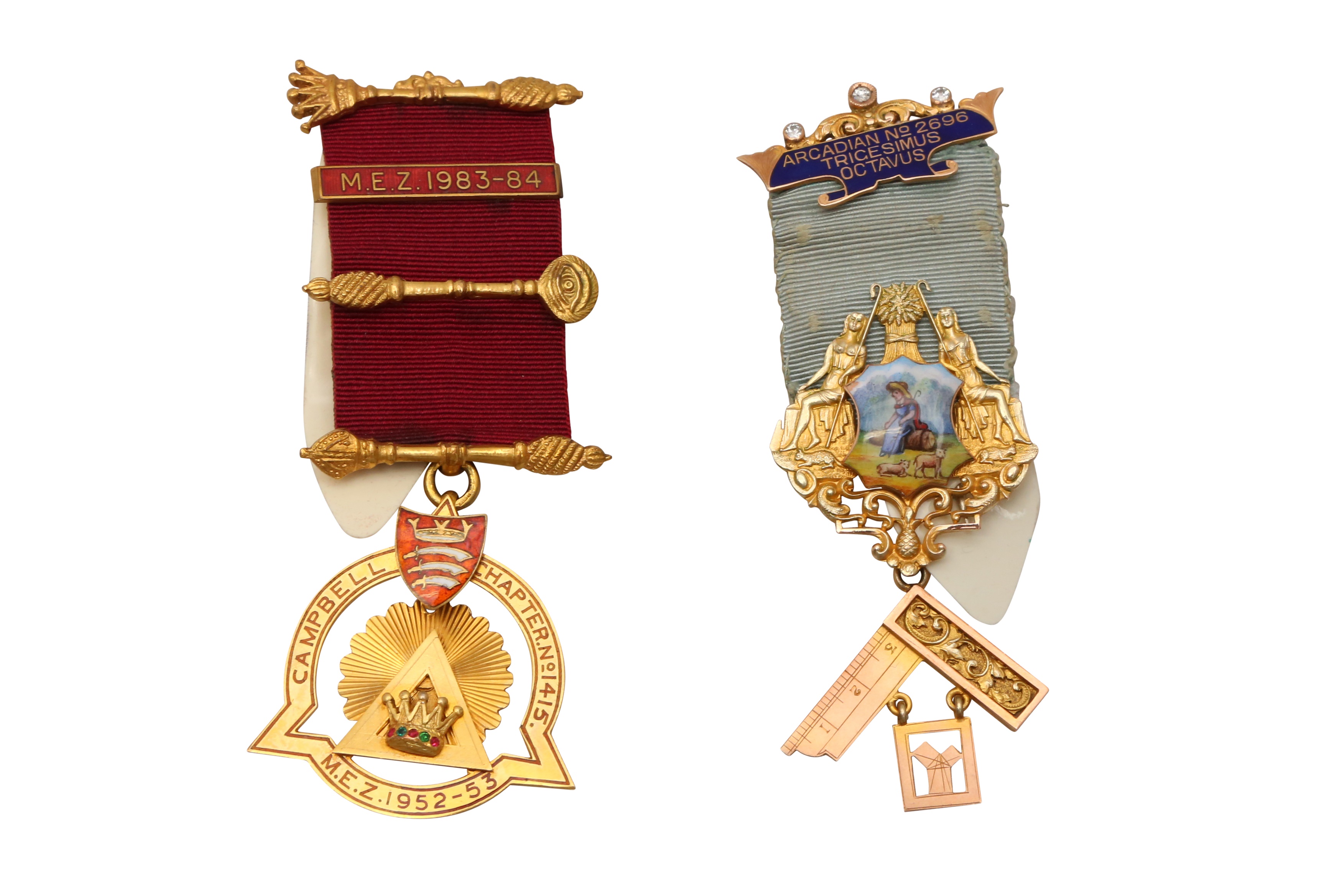 Lot 29 - A GROUP OF MASONIC MEDALS AND OTHER MASONIC