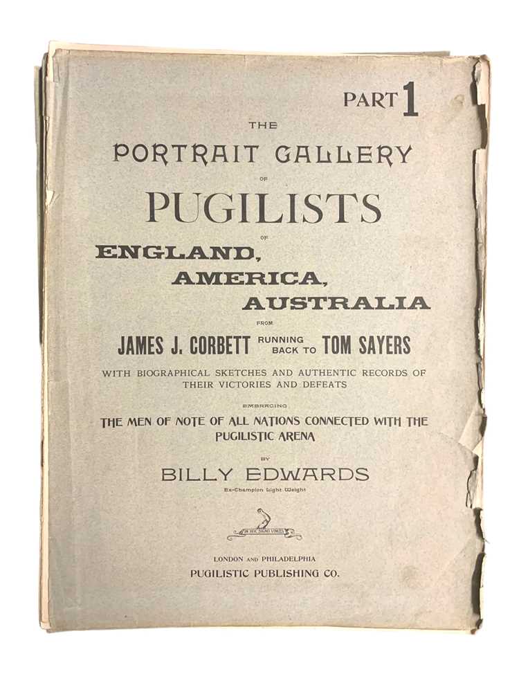 Lot 237 - The Portrait Gallery of Pugilists
