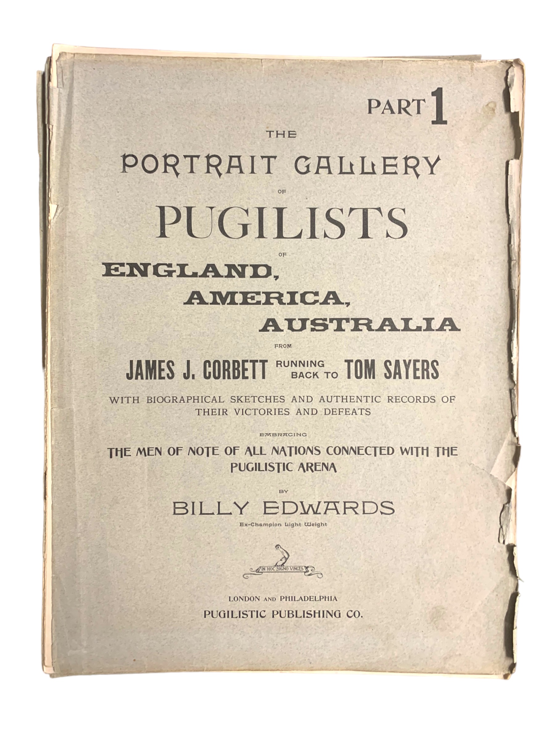 Lot 237 - The Portrait Gallery of Pugilists