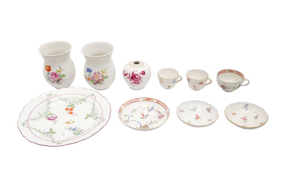 Lot 139 - A COLLECTION OF MEISSEN PORCELAIN