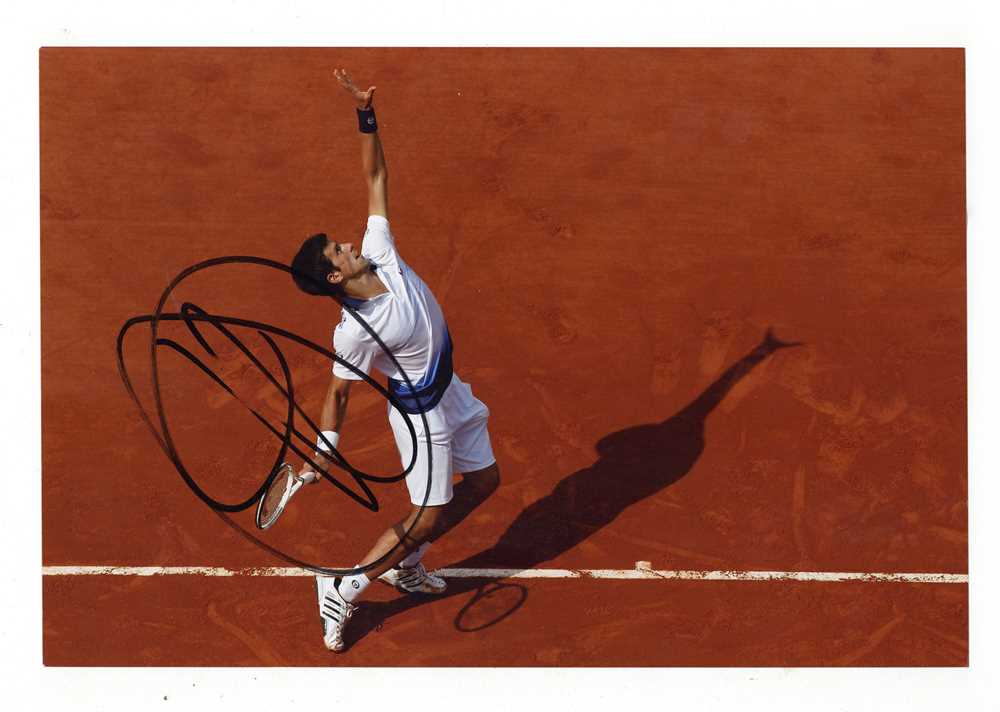 Lot 495 - Tennis.- Novak Djokovic