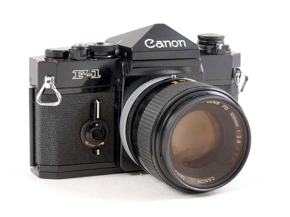 Lot 187 - An Early Canon F-1 with 100mm f2.8 S.S.C.