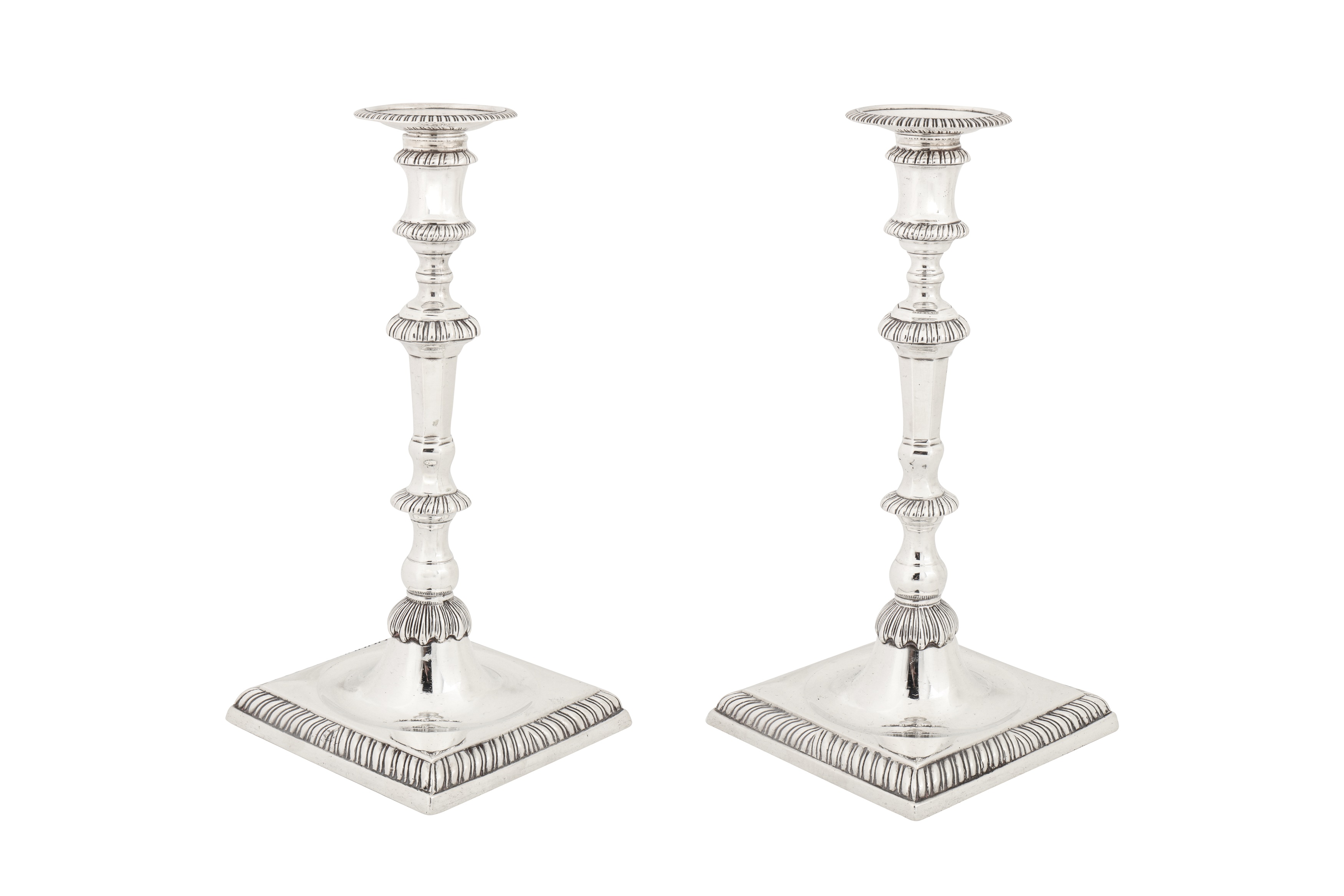 Lot 307 - A pair of Elizabeth II sterling silver