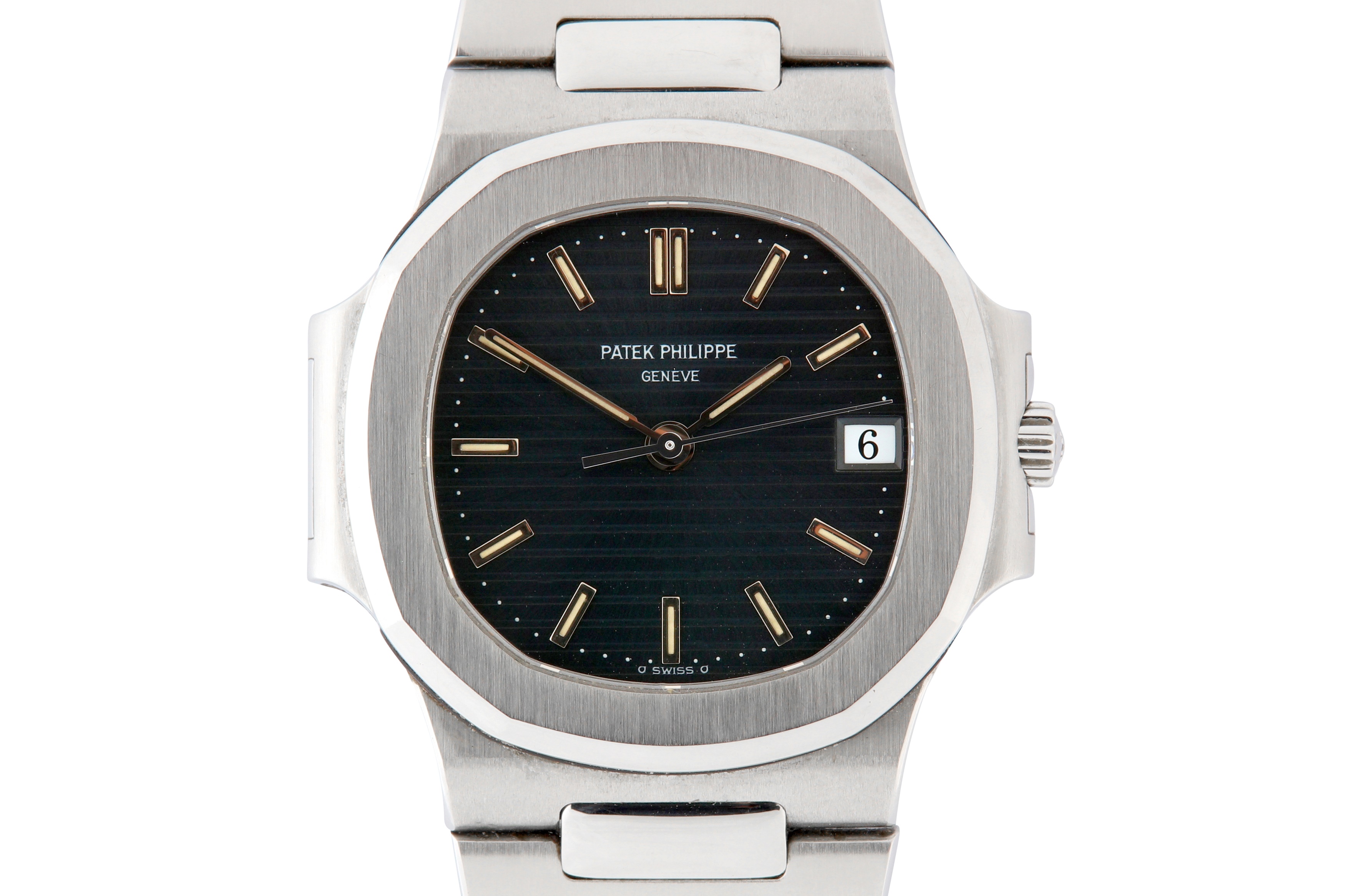 Lot 4 - PATEK PHILIPPE NAUTILUS STAINLESS STEEL