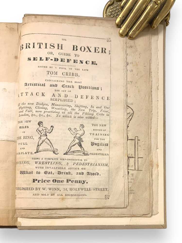 Lot 308 - Sammelband.- ‘A Pupil of the Late Tom Cribb’,