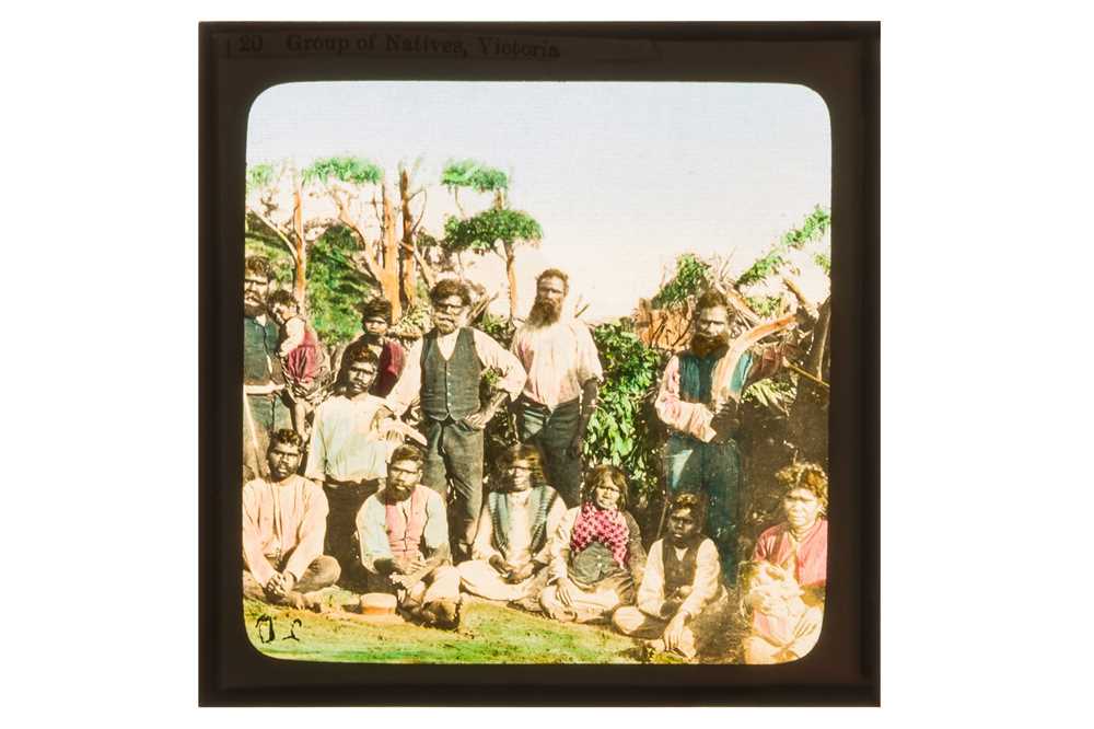 Lot 98 - MAGIC LANTERN SLIDES, ABORIGINAL & AUSTRALIAN