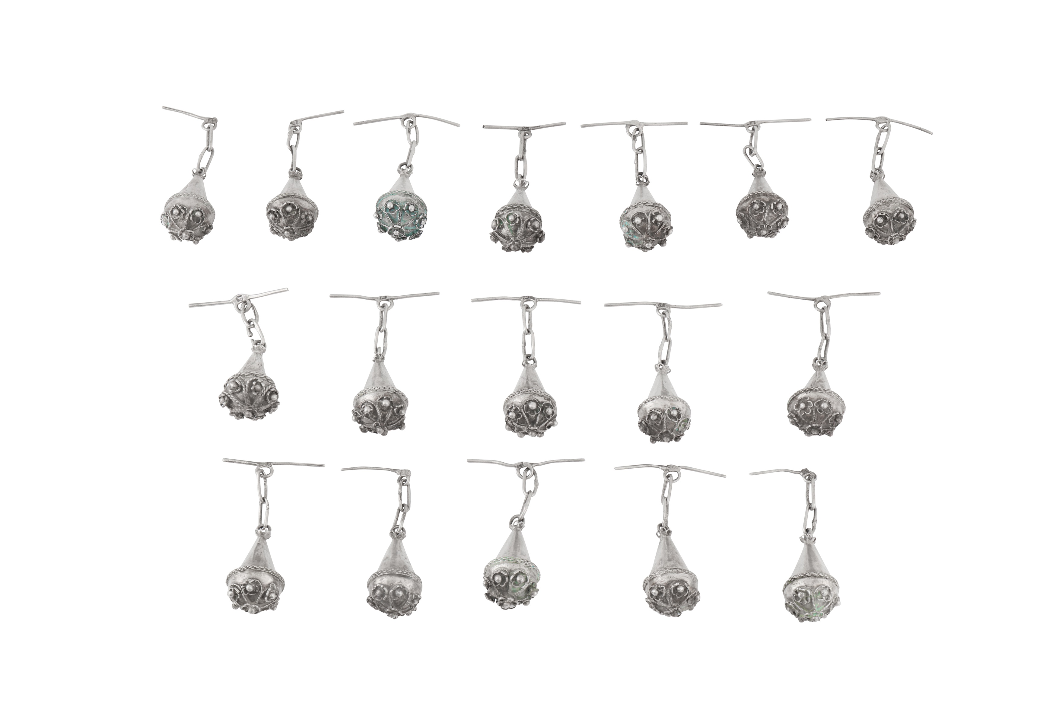 Lot 237 - Seventeen early 19th century Maltese silver