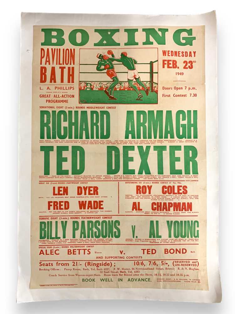 Lot 271 - Boxing poster.-