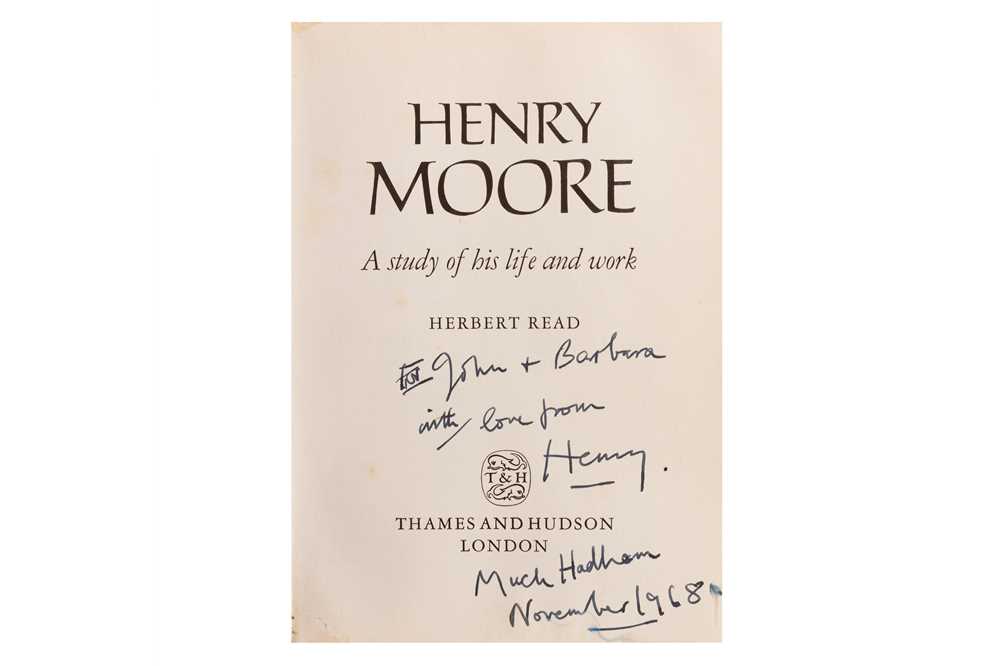Lot 218 - Barbara Hepworth, Henry Moore, Inscribed.