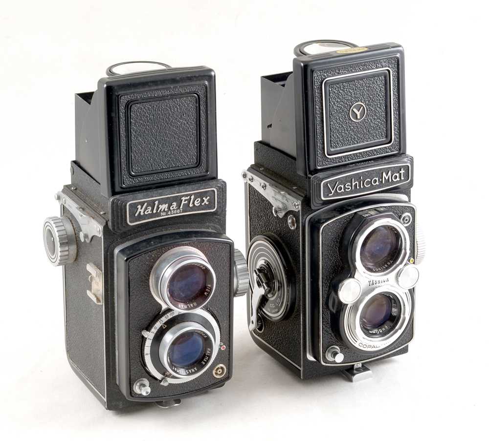 Lot 146 - Yashica Mat & Halma Flex 120 TLR Cameras.