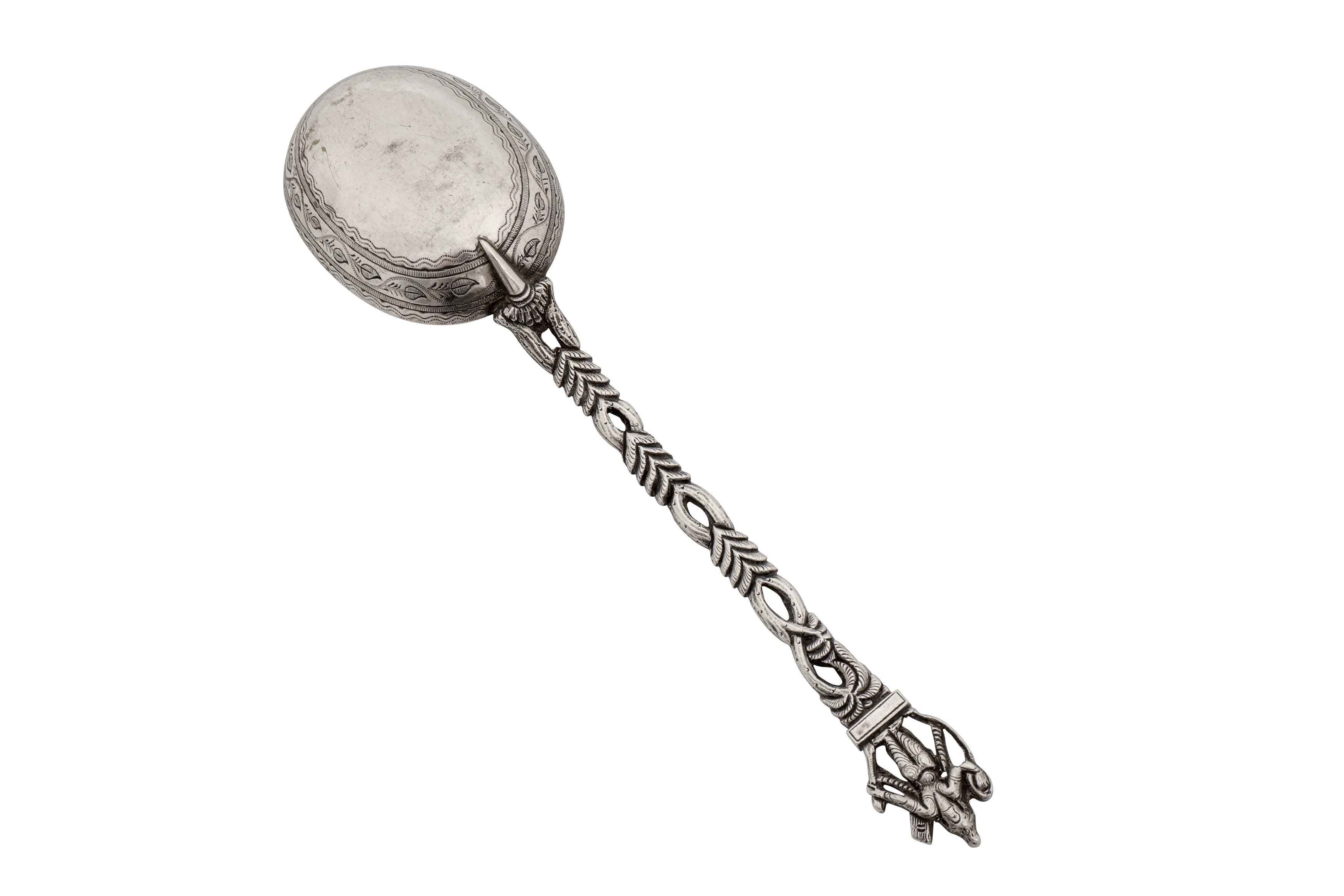 Lot 100 - A late 19th century Anglo – Indian silver