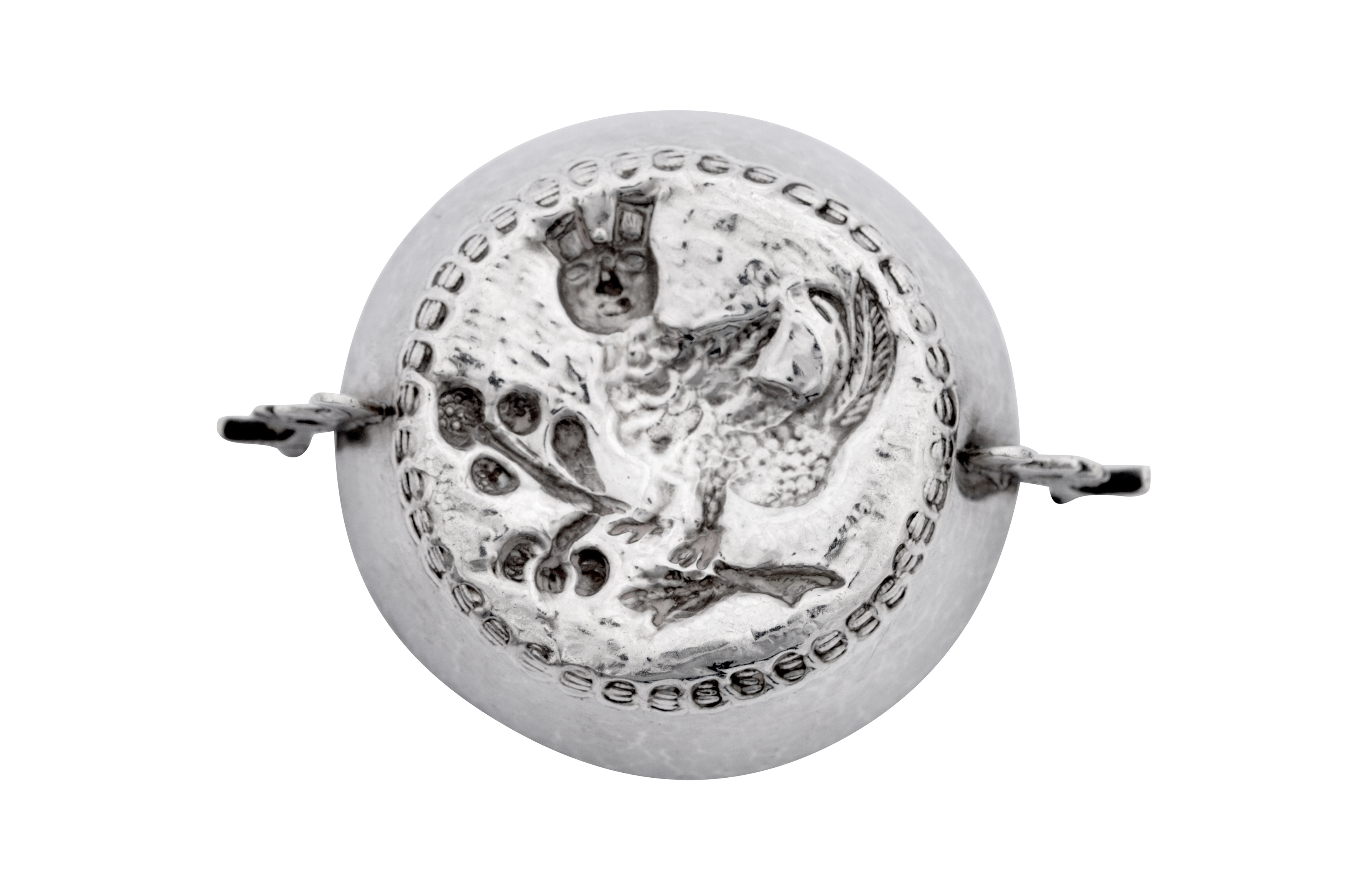 Lot 415 - TWO REPOUSSÉ SILVER VESSELS