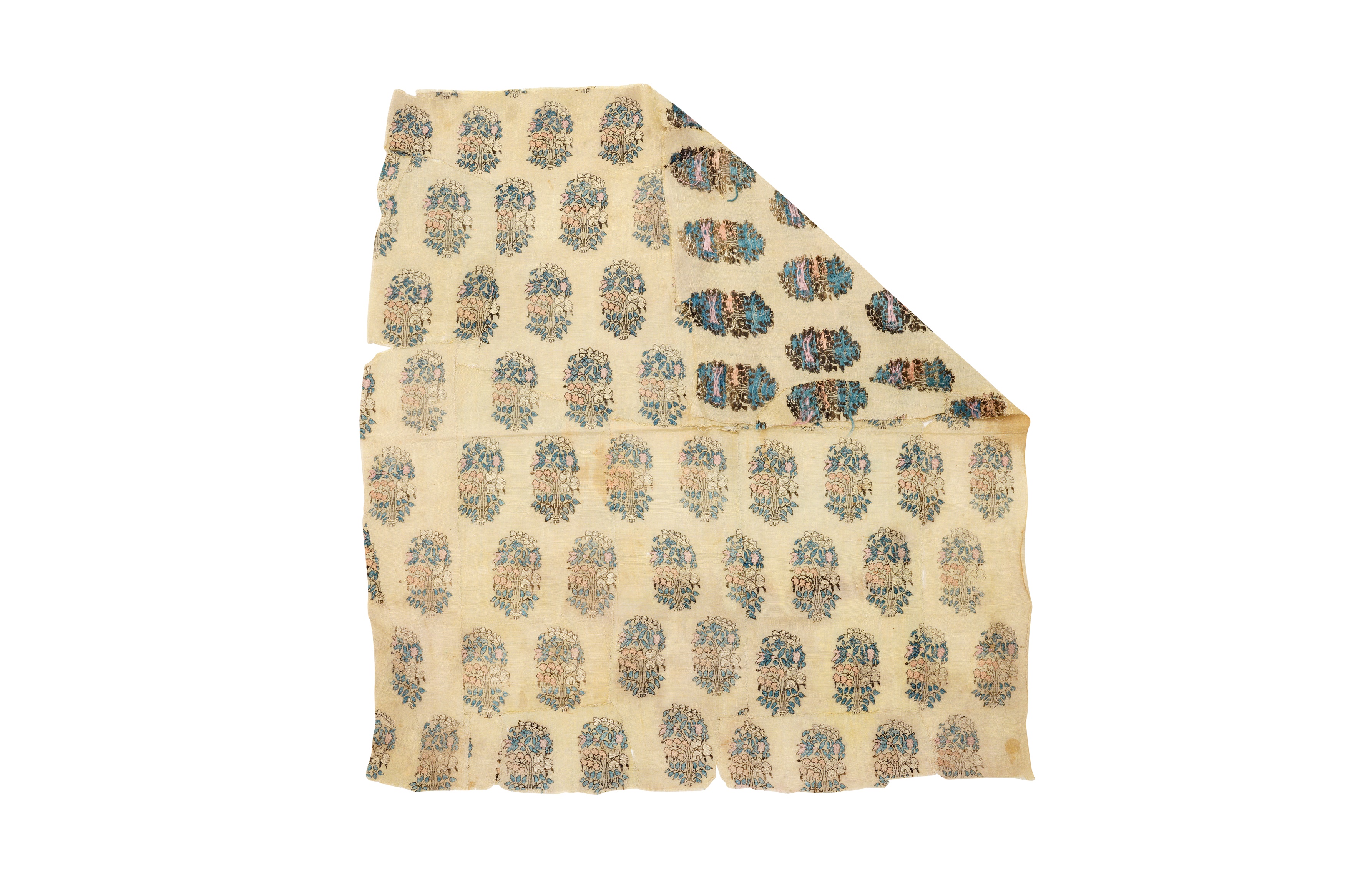 Lot 309 - THREE PERSIAN SILK COVERS