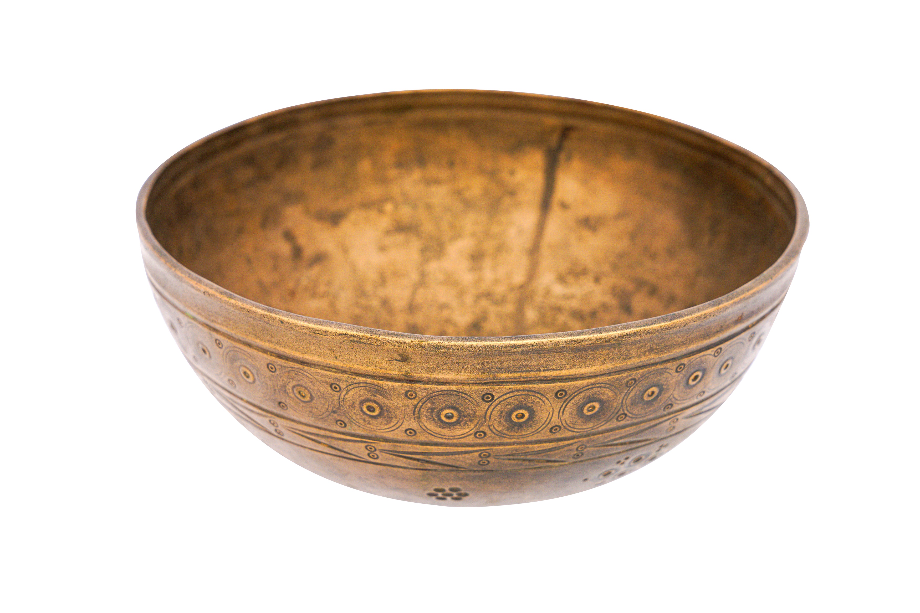 Lot 349 - A GHAZNAVID HIGH-TIN BRONZE BOWL WITH