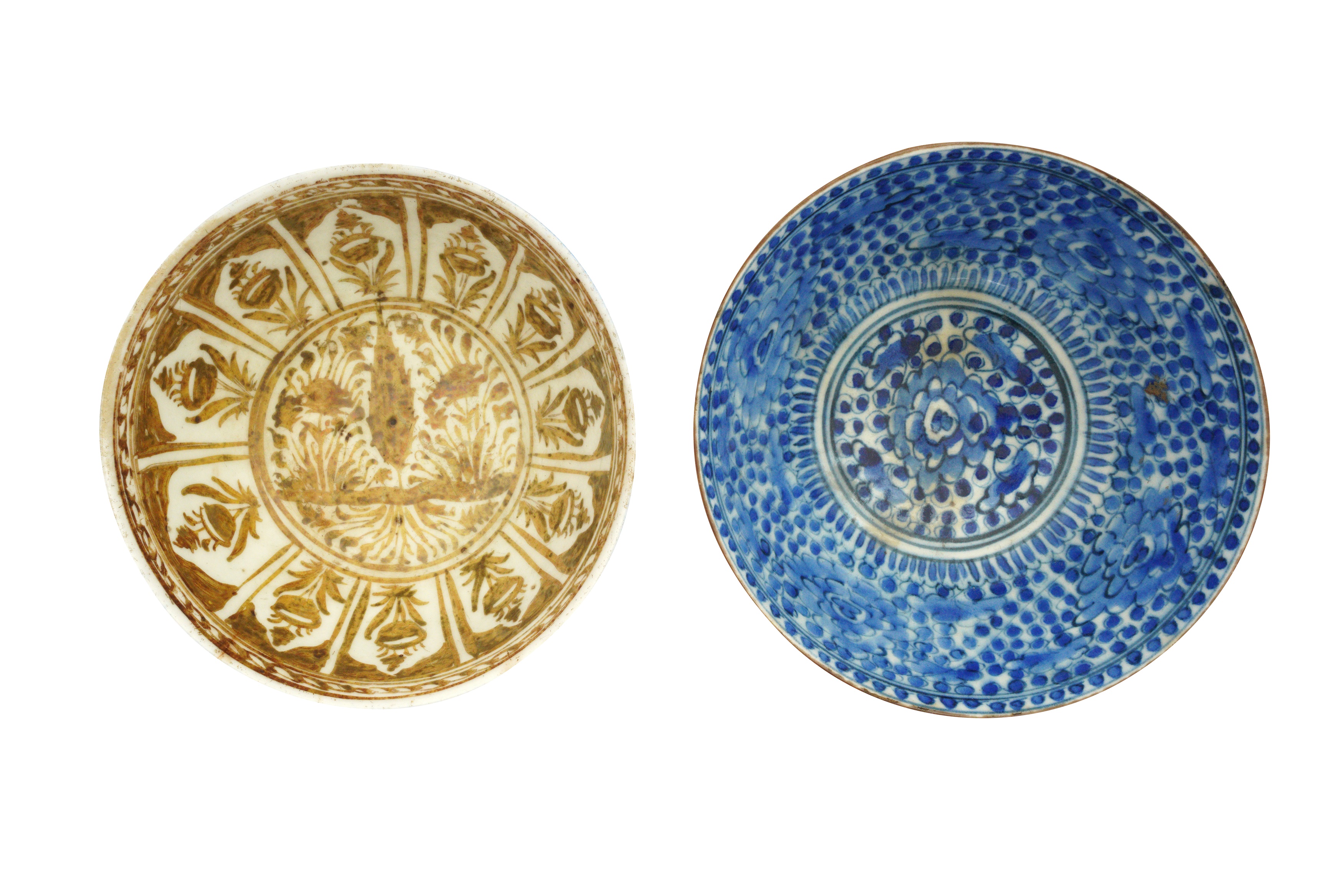 Lot 22 - TWO SAFAVID POTTERY BOWLS