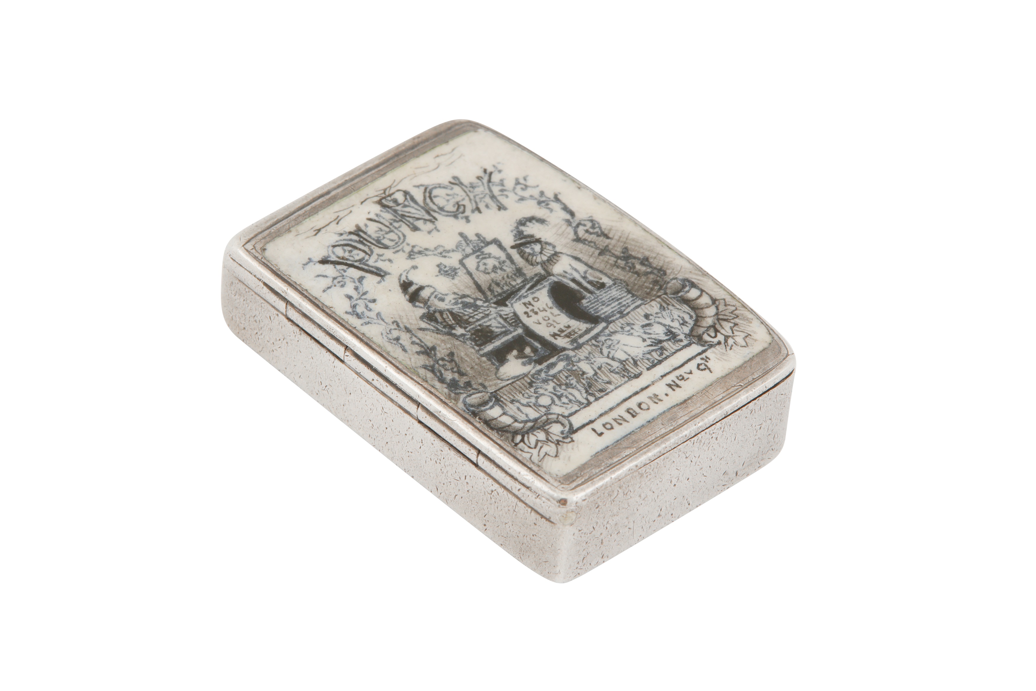 Lot 33 - A Victorian sterling silver and enamel