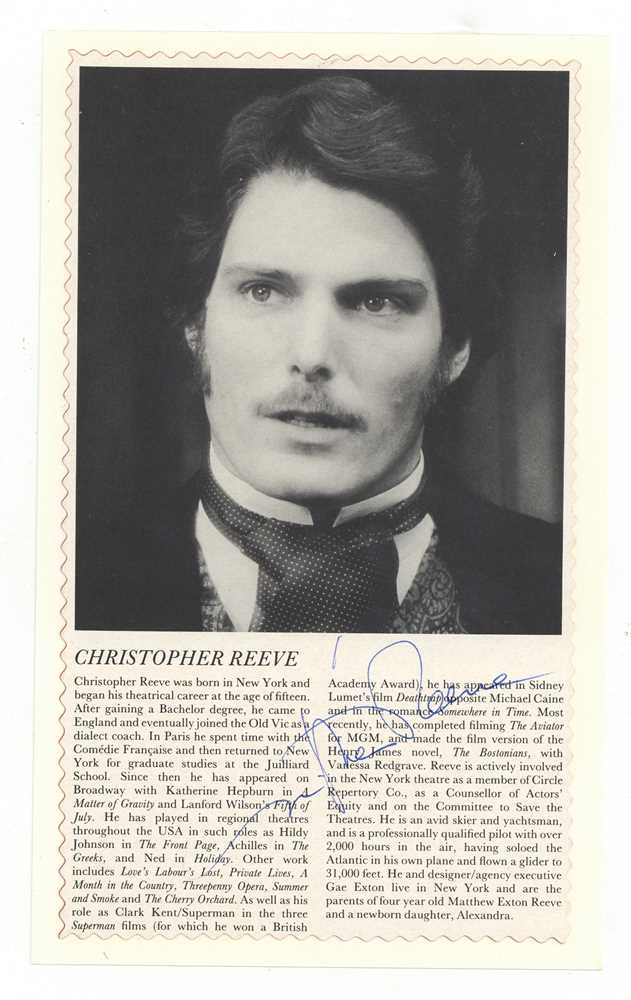 Lot 213 - Reeve (Christopher)