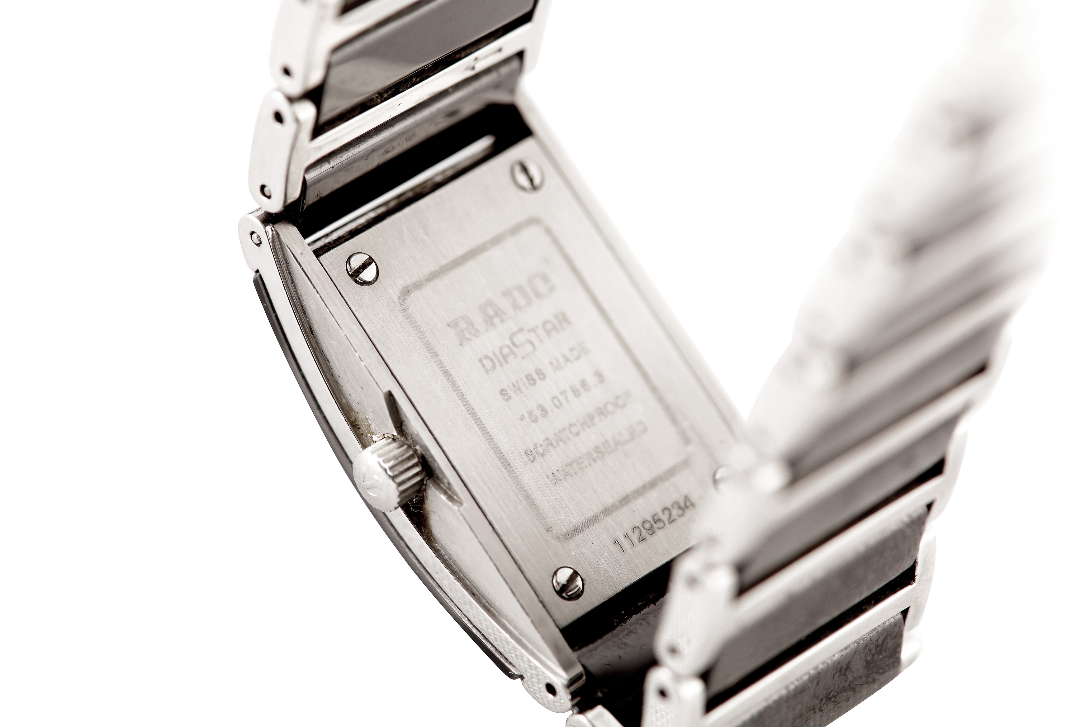 Lot 63 - RADO. DIASTAR CERAMIC AND TITANIUM LADIES