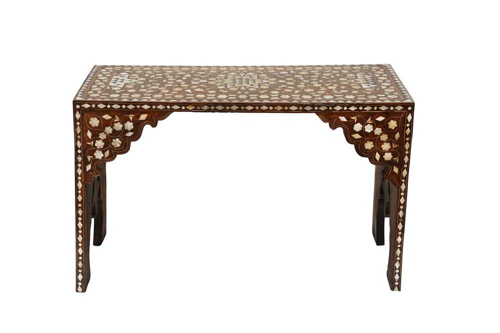 Lot 375 - λ AN OTTOMAN MOTHER-OF-PEARL, TORTOISESHELL,