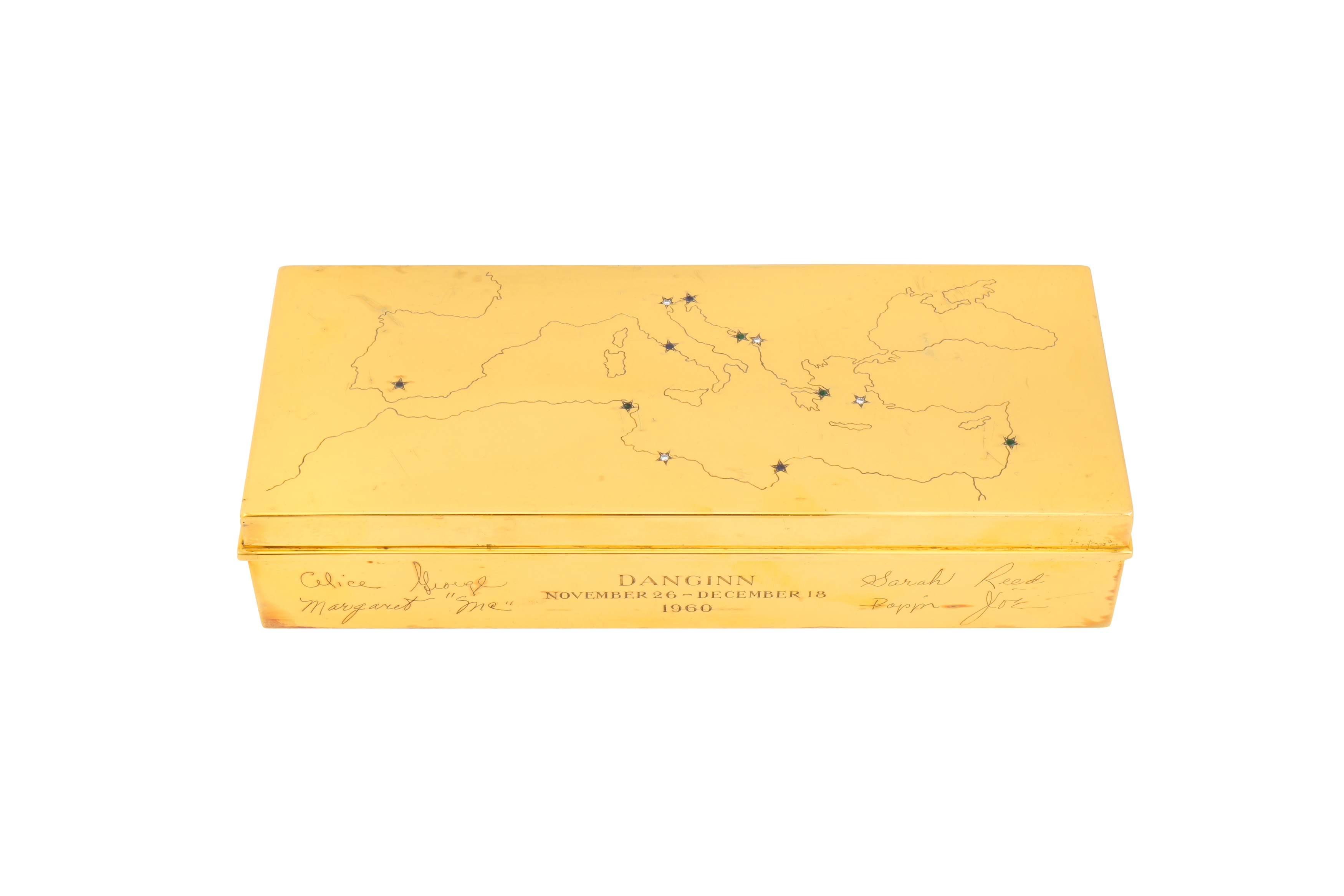 Lot 12 - A cased unique mid-20th century American gem