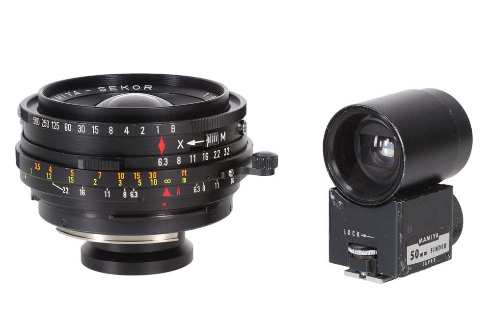 Lot 186 - A Mamiya Press Sekor 50mm f6.3 lens with