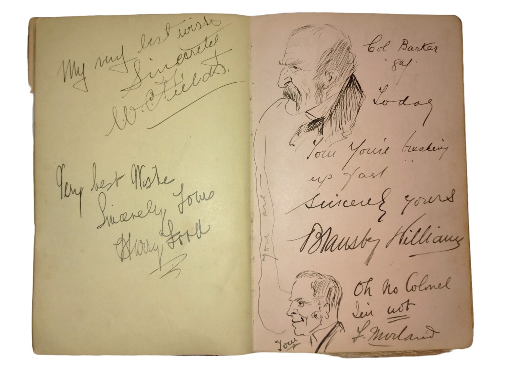 Lot 17 - Autograph Album- Vintage Entertainers & Music