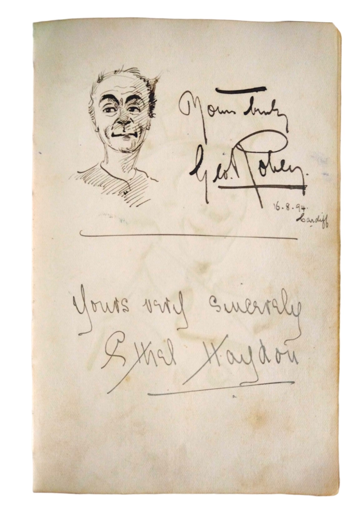 Lot 17 - Autograph Album- Vintage Entertainers & Music
