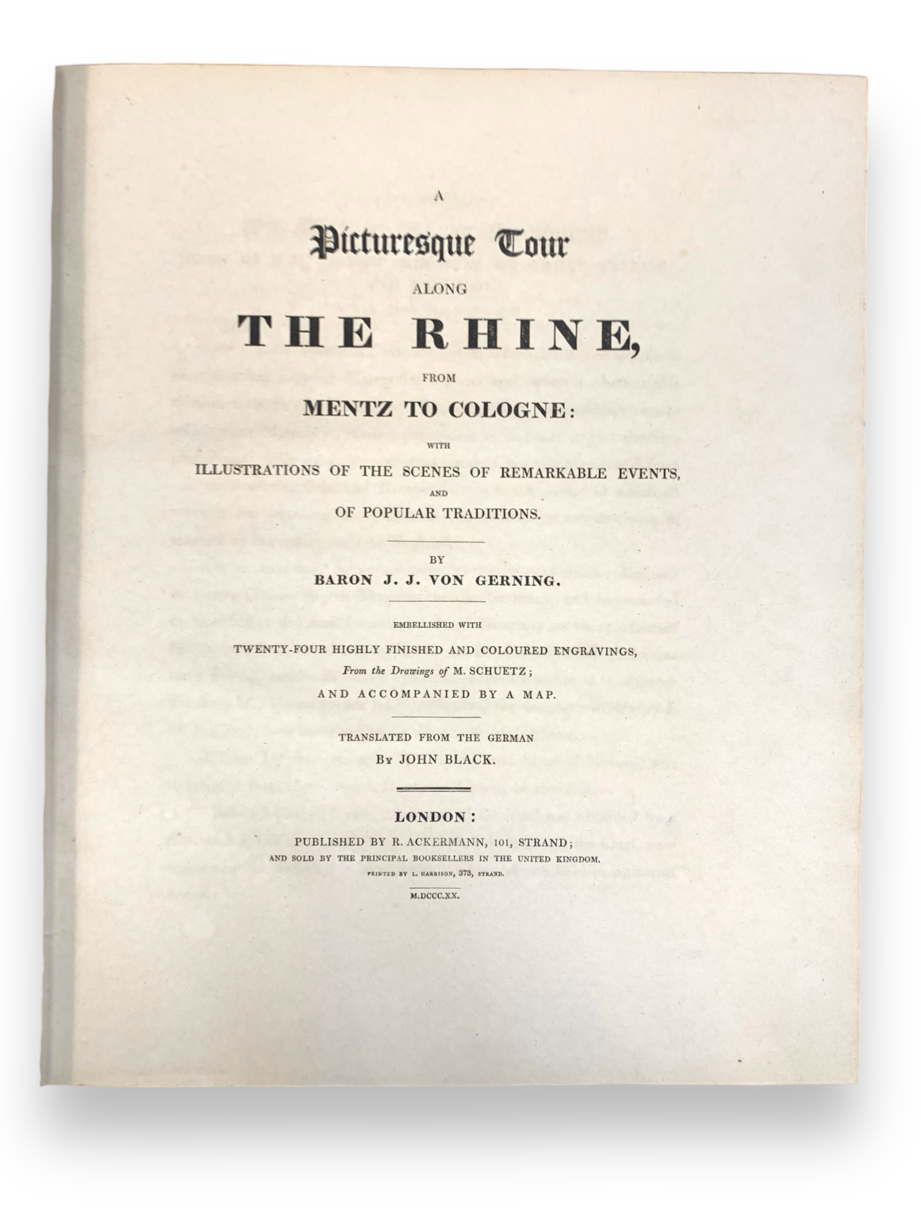 Lot 109 - Gerning (Johann Isaak von) A Picturesque