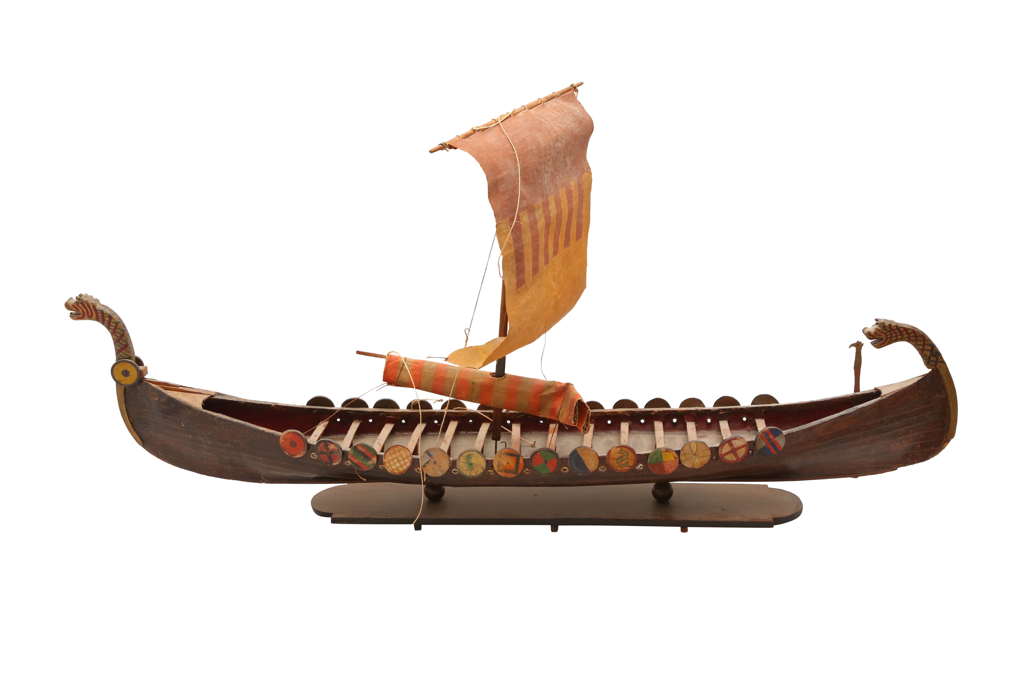 Lot 534 - A SCRATCH BUILT VIKING LONGBOAT