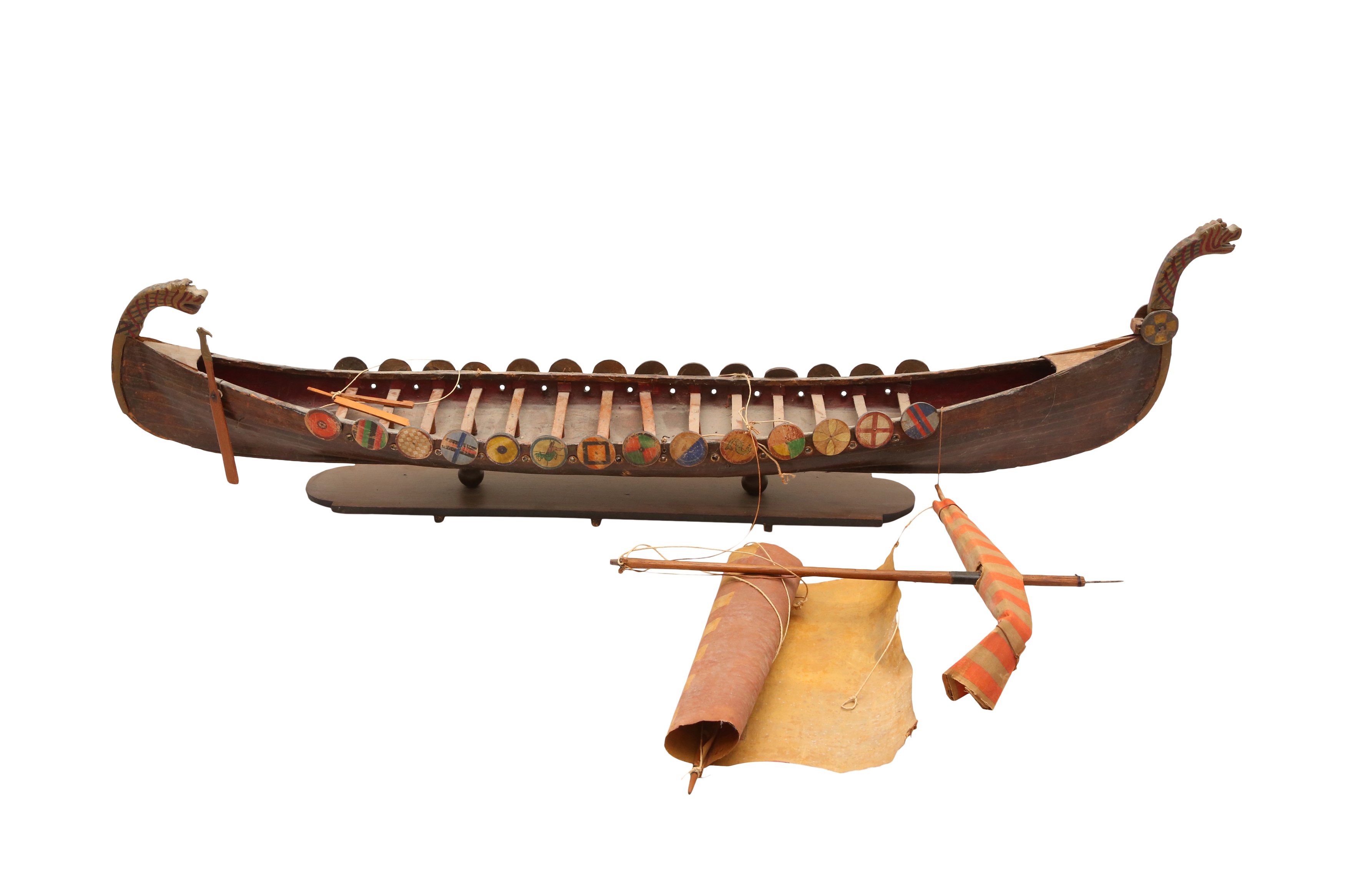 Lot 534 - A SCRATCH BUILT VIKING LONGBOAT