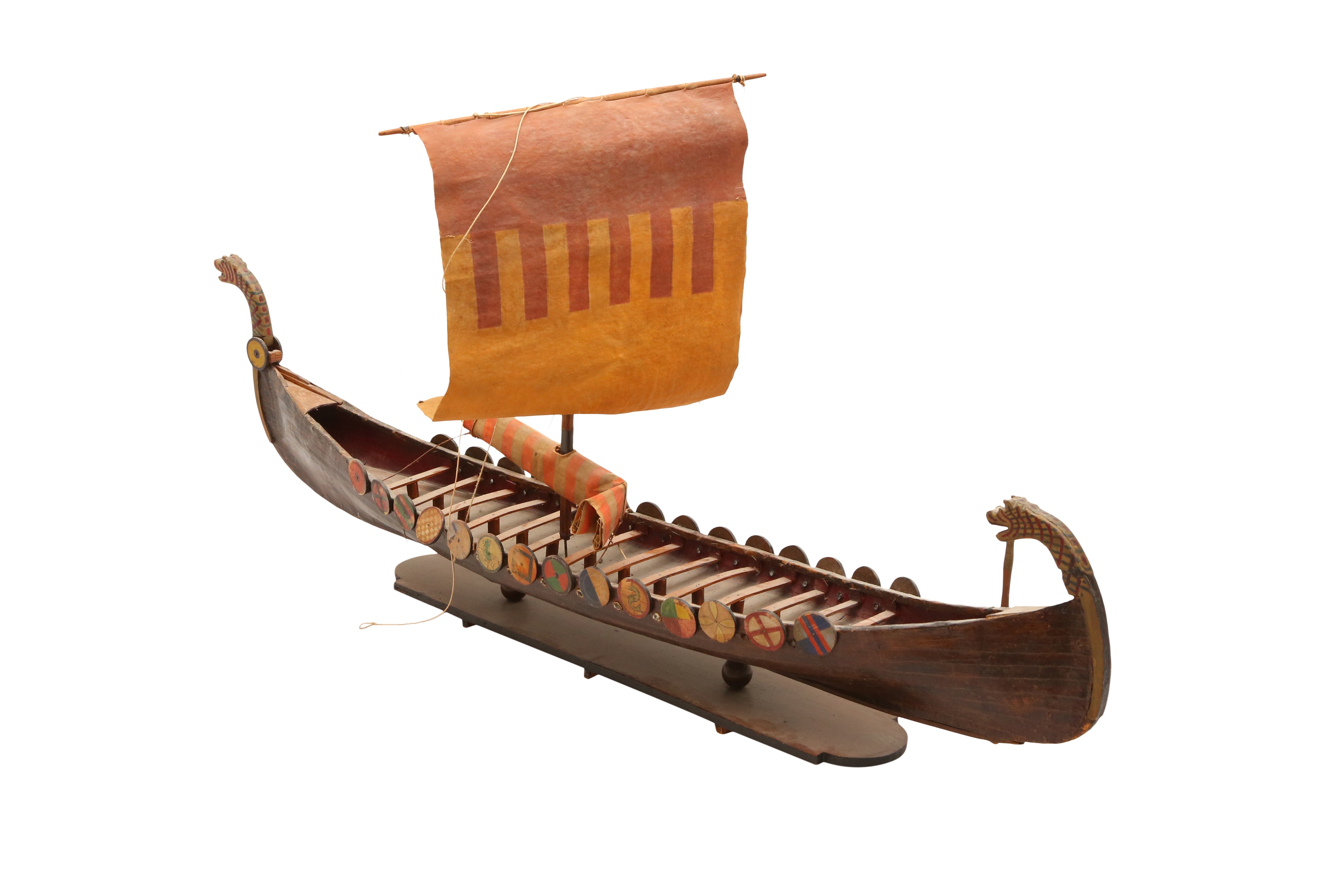 Lot 534 - A SCRATCH BUILT VIKING LONGBOAT