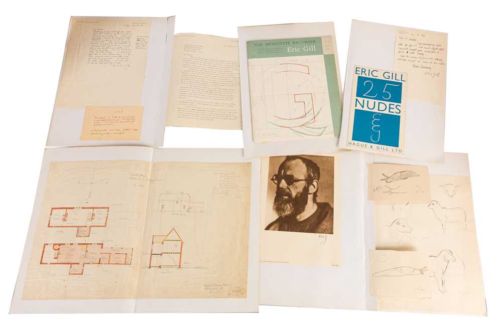 Lot 256 - Gill (Eric) Archive.