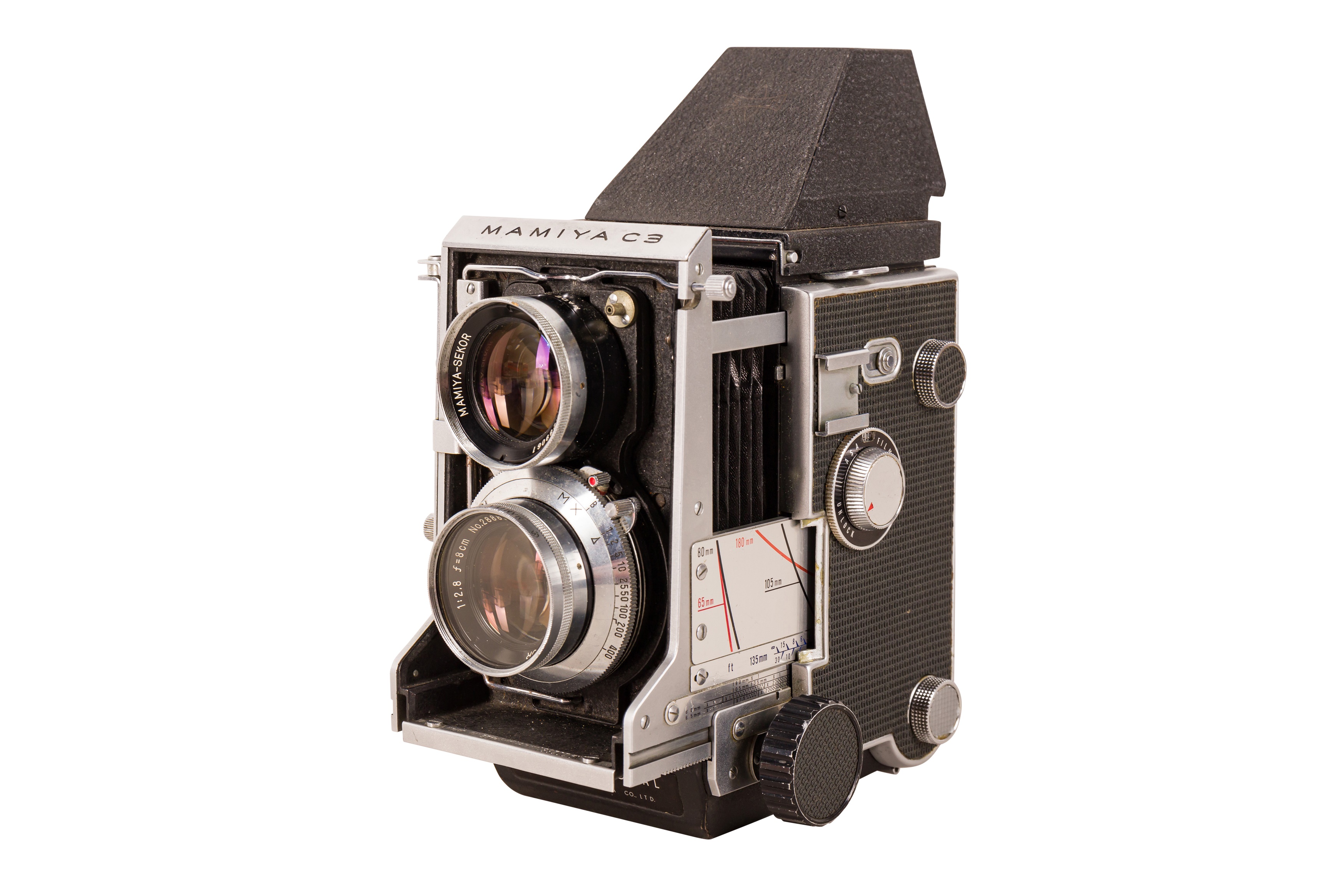 Lot 144 - A Mamiya C3 TLR Outfit.
