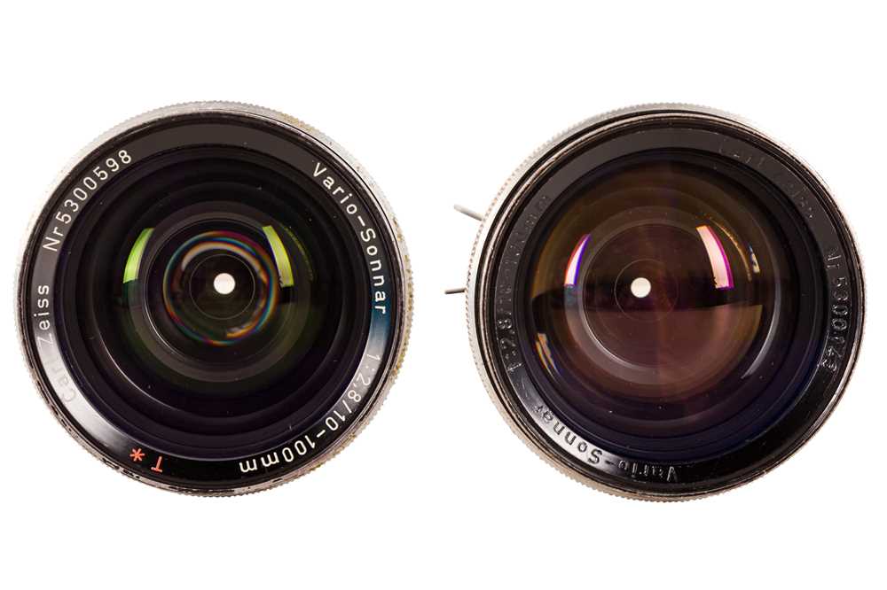 Lot 231 - A pair of Carl Zeiss Vario Sonnar lenses.