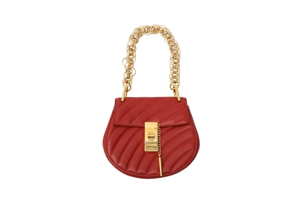 Lot 73 - Chloe Red Mini Drew Bijou Shoulder Bag