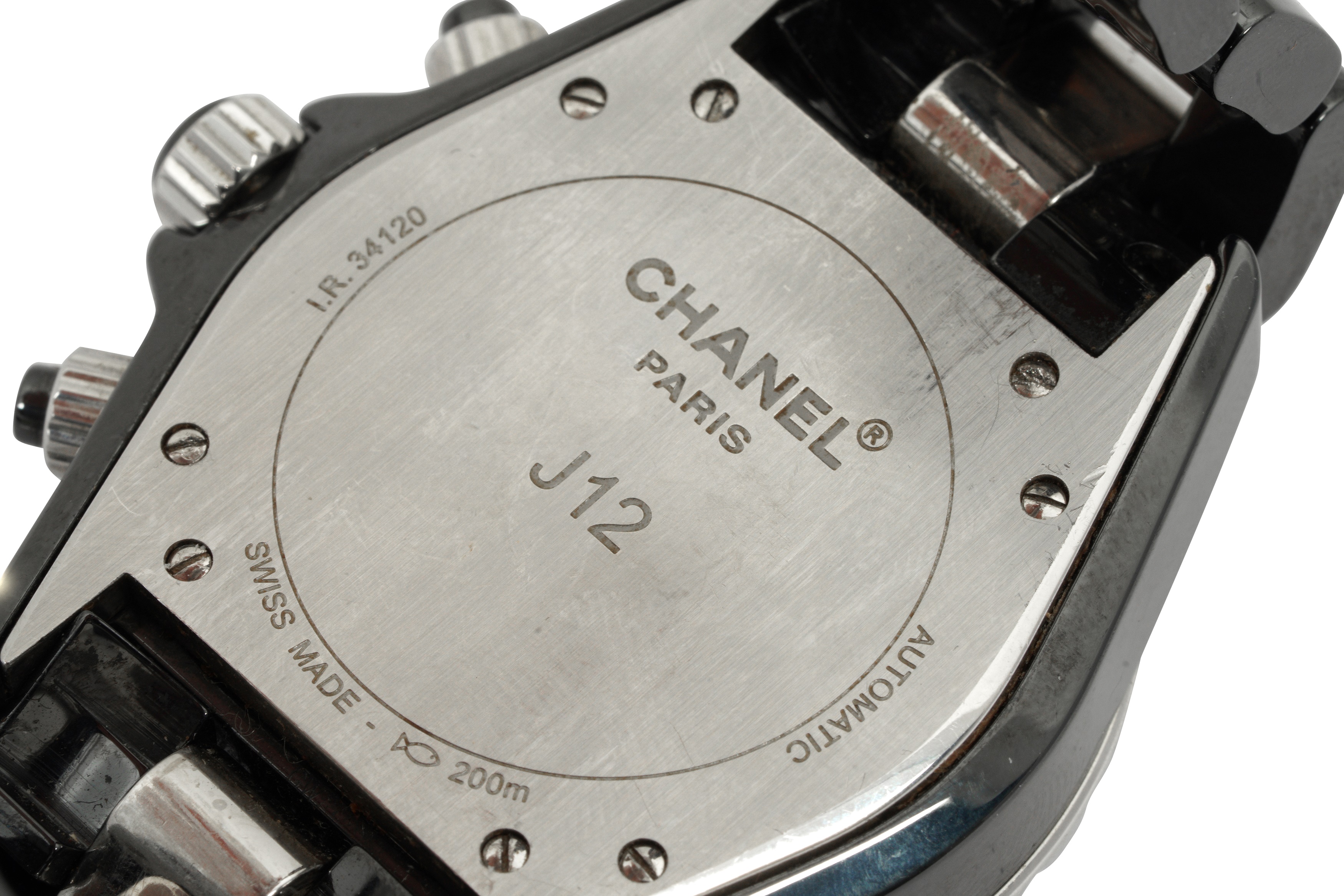 Lot 17 - CHANEL J12 CHRONOGRAPH DIAMOND BRACELET