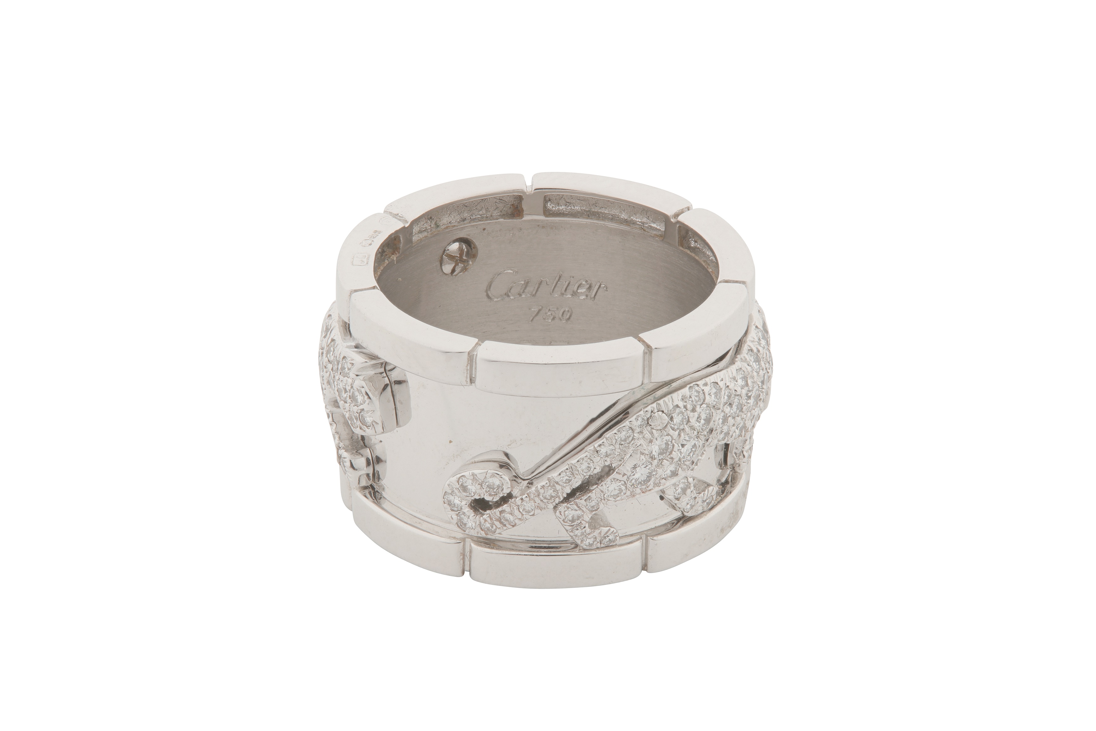 Lot 252 - CARTIER Ι A DIAMOND PANTHER RING