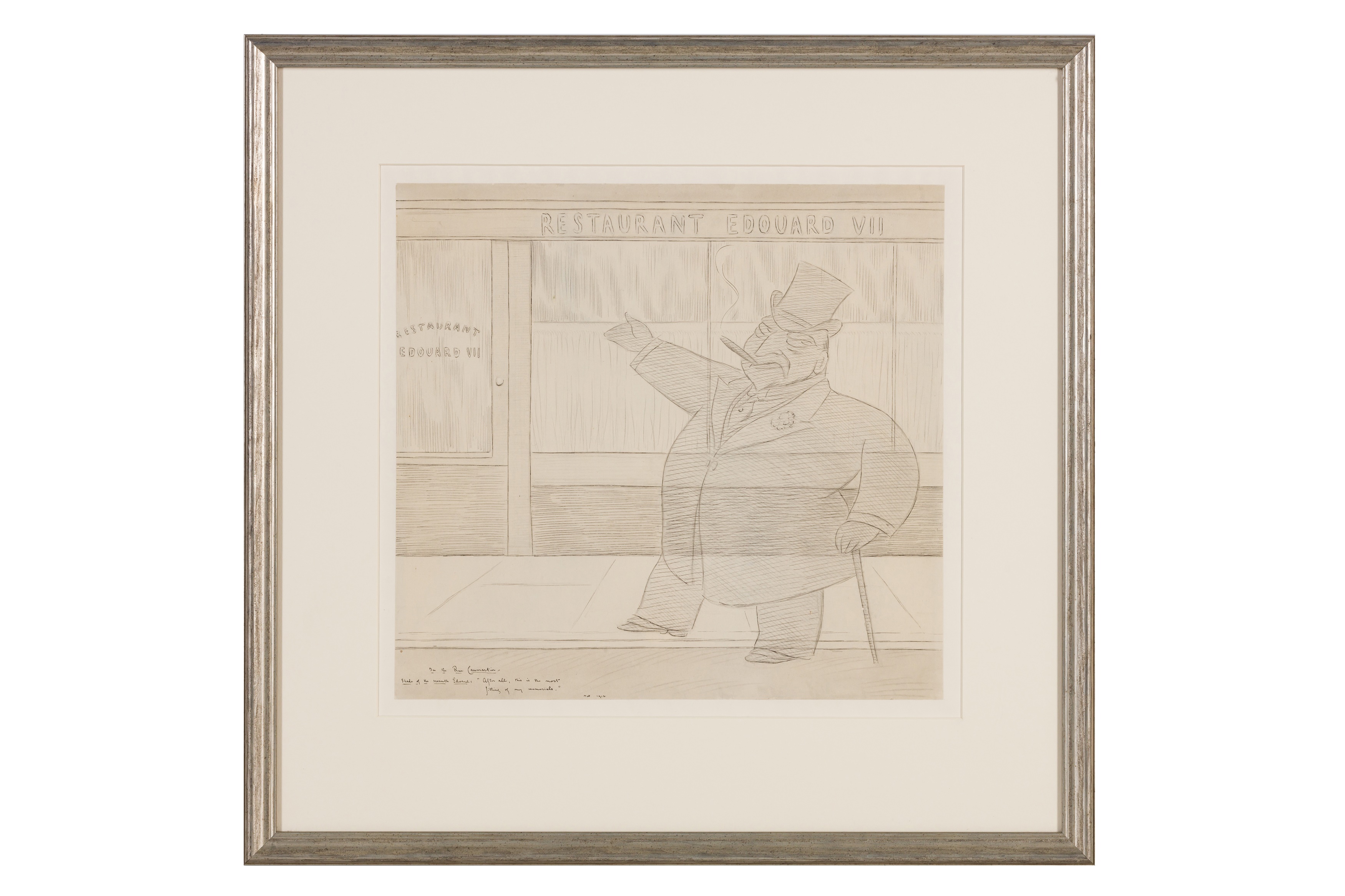 Lot 1 - MAX BEERBOHM (BRITISH, 1872-1956)