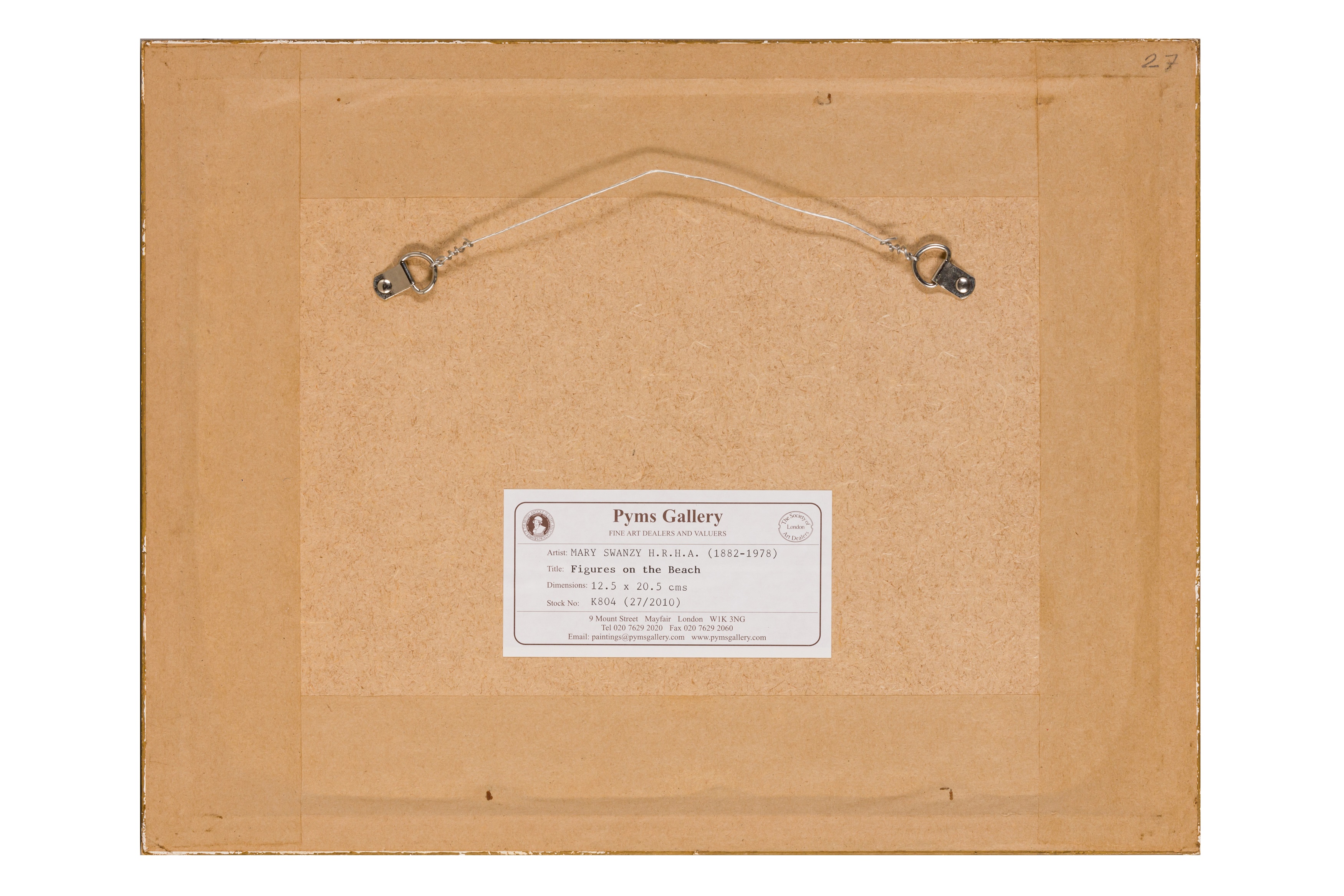 Lot 35 - MARY SWANZY (IRISH, 1882-1978)