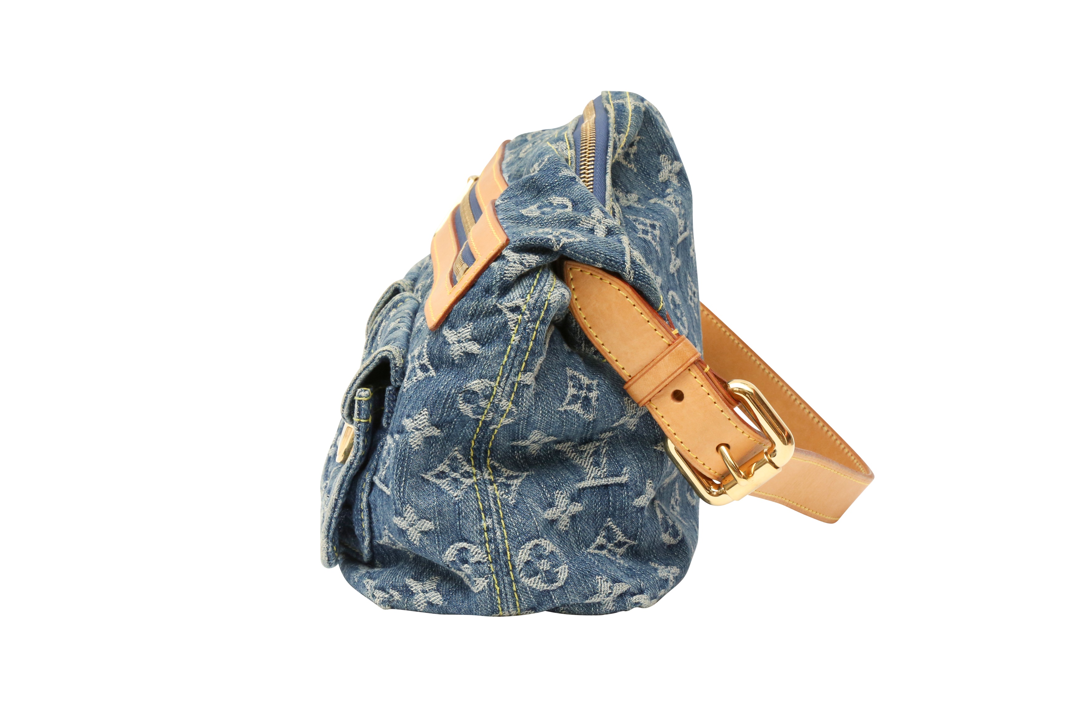 Lot 178 - Louis Vuitton Blue Monogram Baggy PM