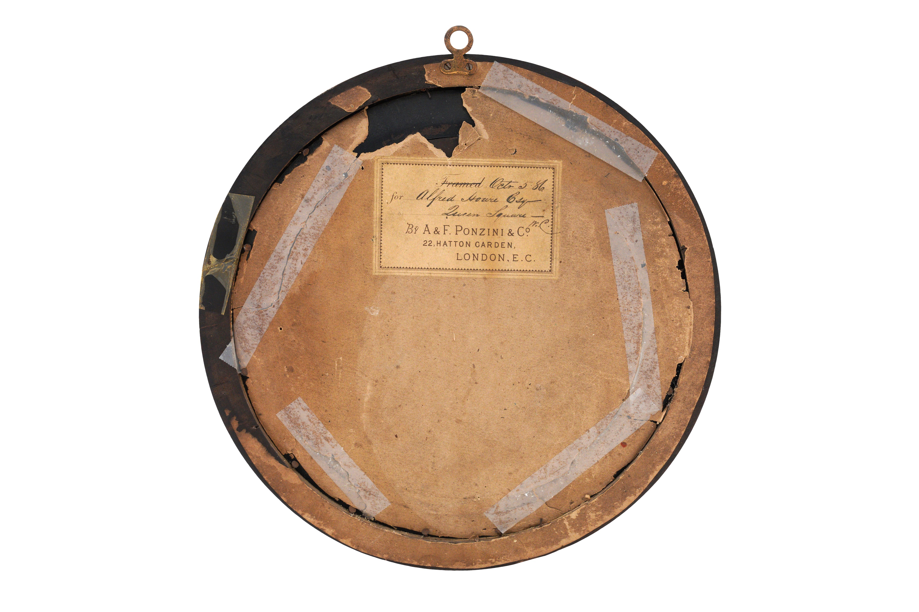 Lot 531 - A 19TH CENTURY ITALIAN CARVED ROUNDEL