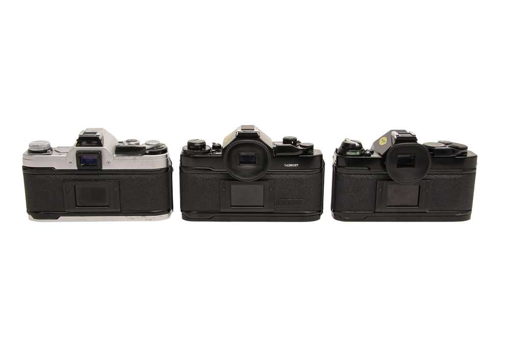 Lot 203 - Three Canon A Series Cameras.