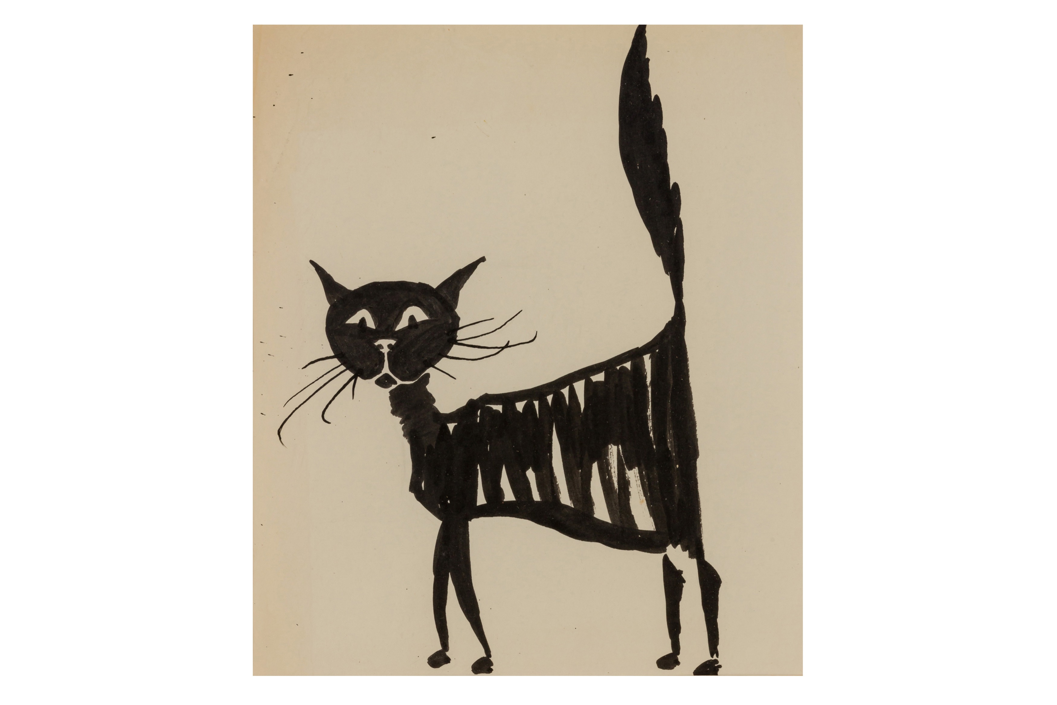 Lot 240 - Aris (Fred) Artist. The Great Cat. x 2