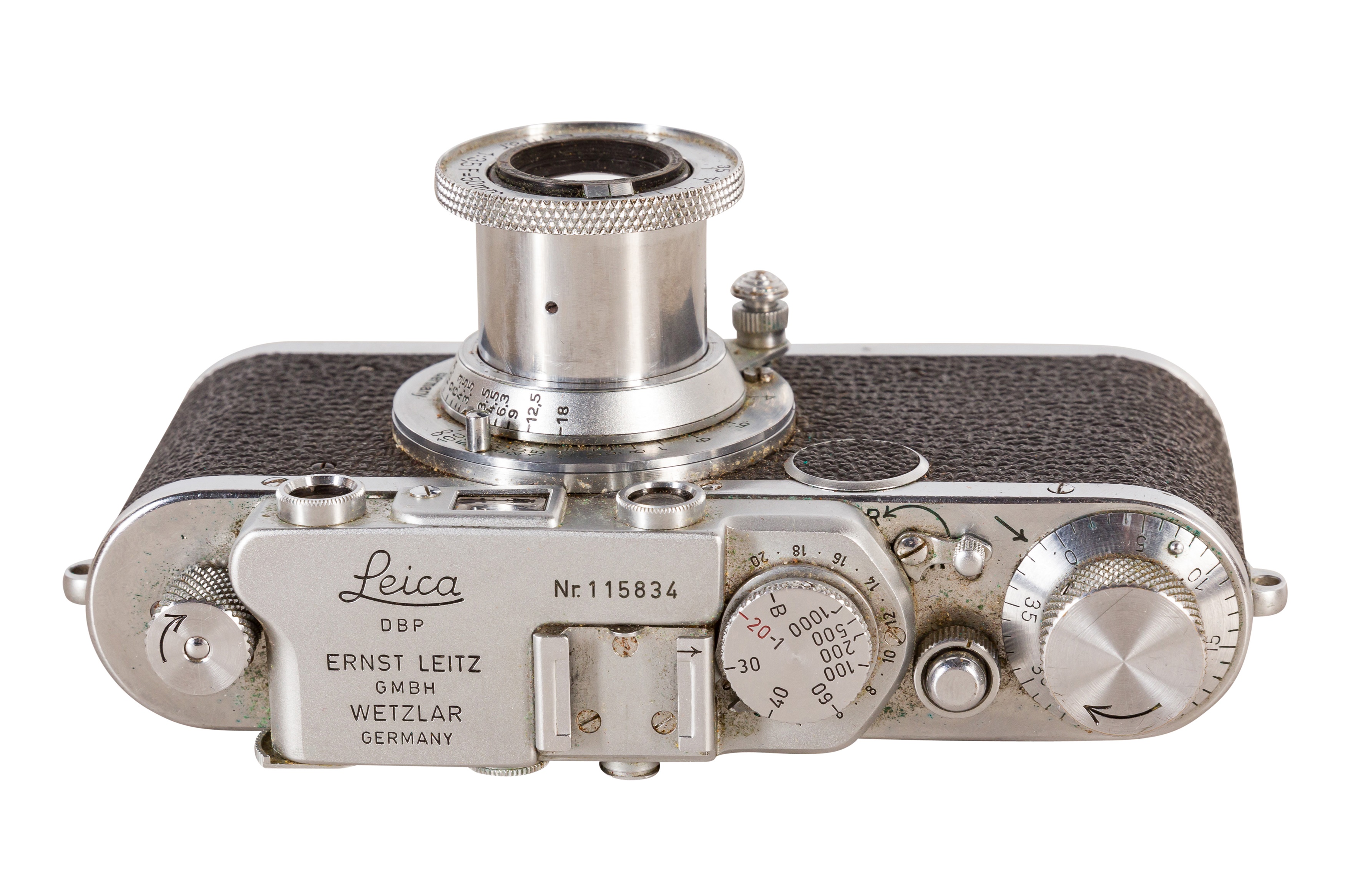 Lot 120 - An Upgraded Leica II Rangefinder Camera